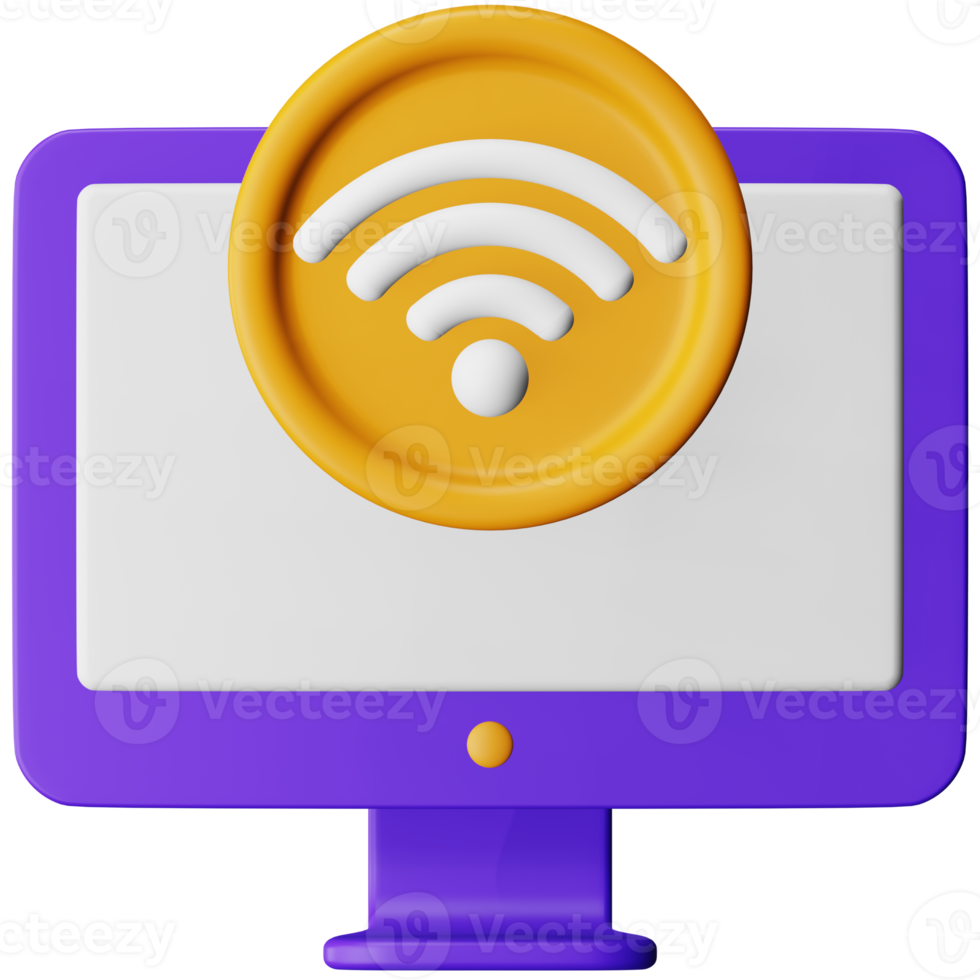 Internet access 3d rendering isometric icon. 13363798 PNG