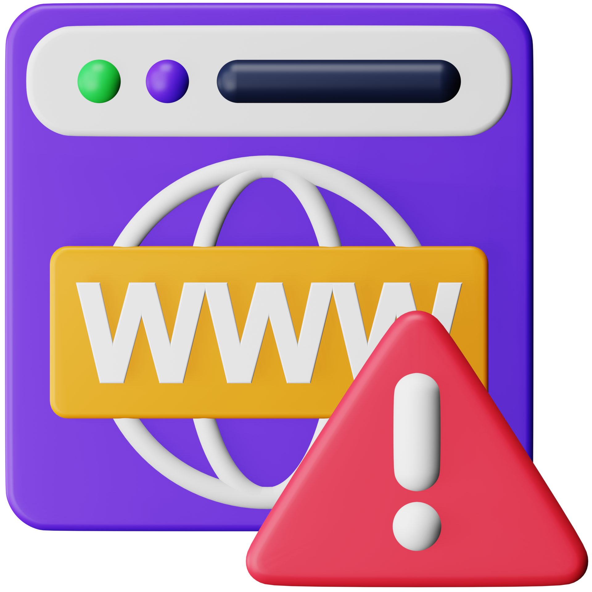 Warning 3d Rendering Isometric Icon 13363926 Png