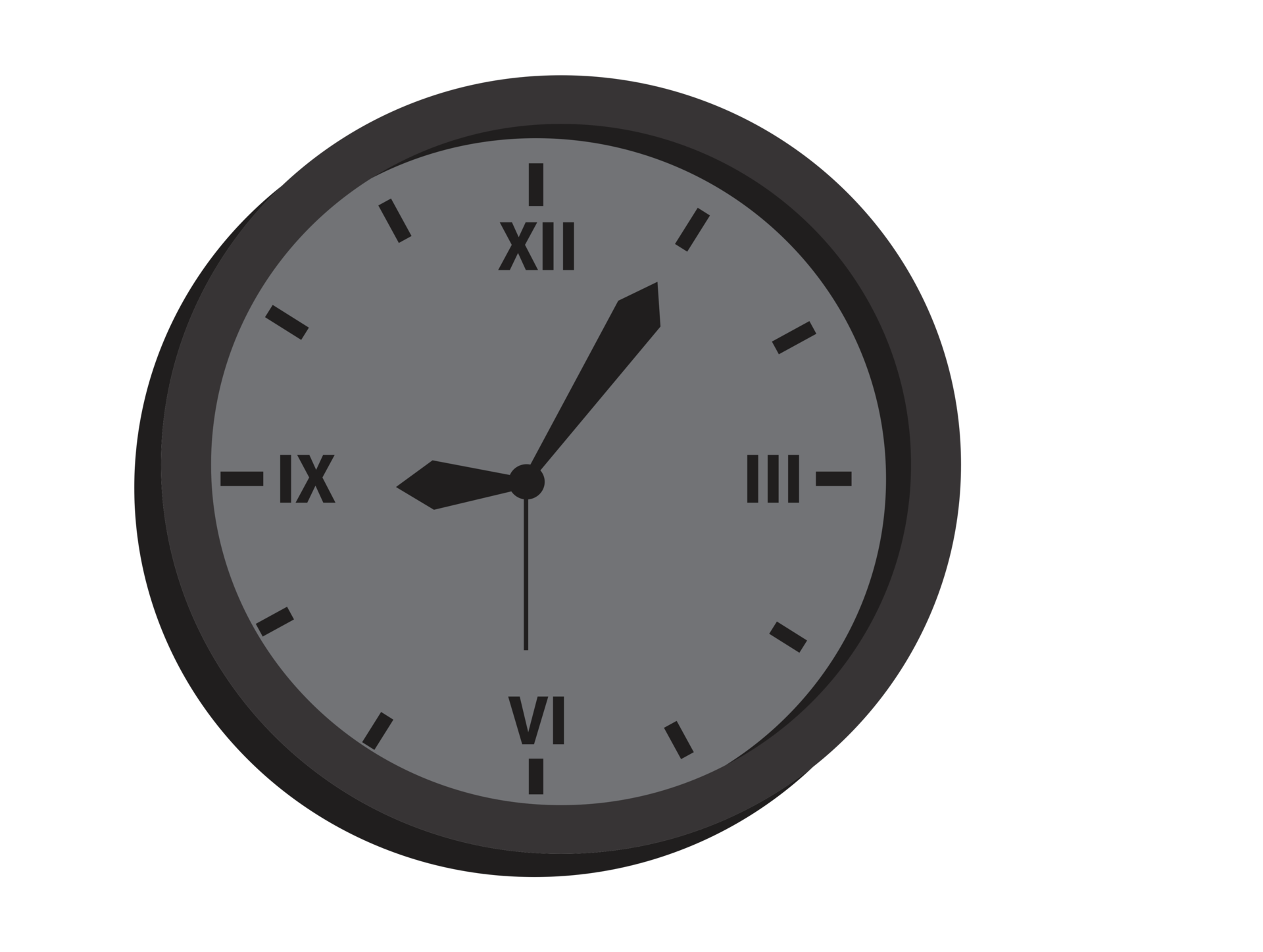 Object Clock With Circle Shape 13367171 Png