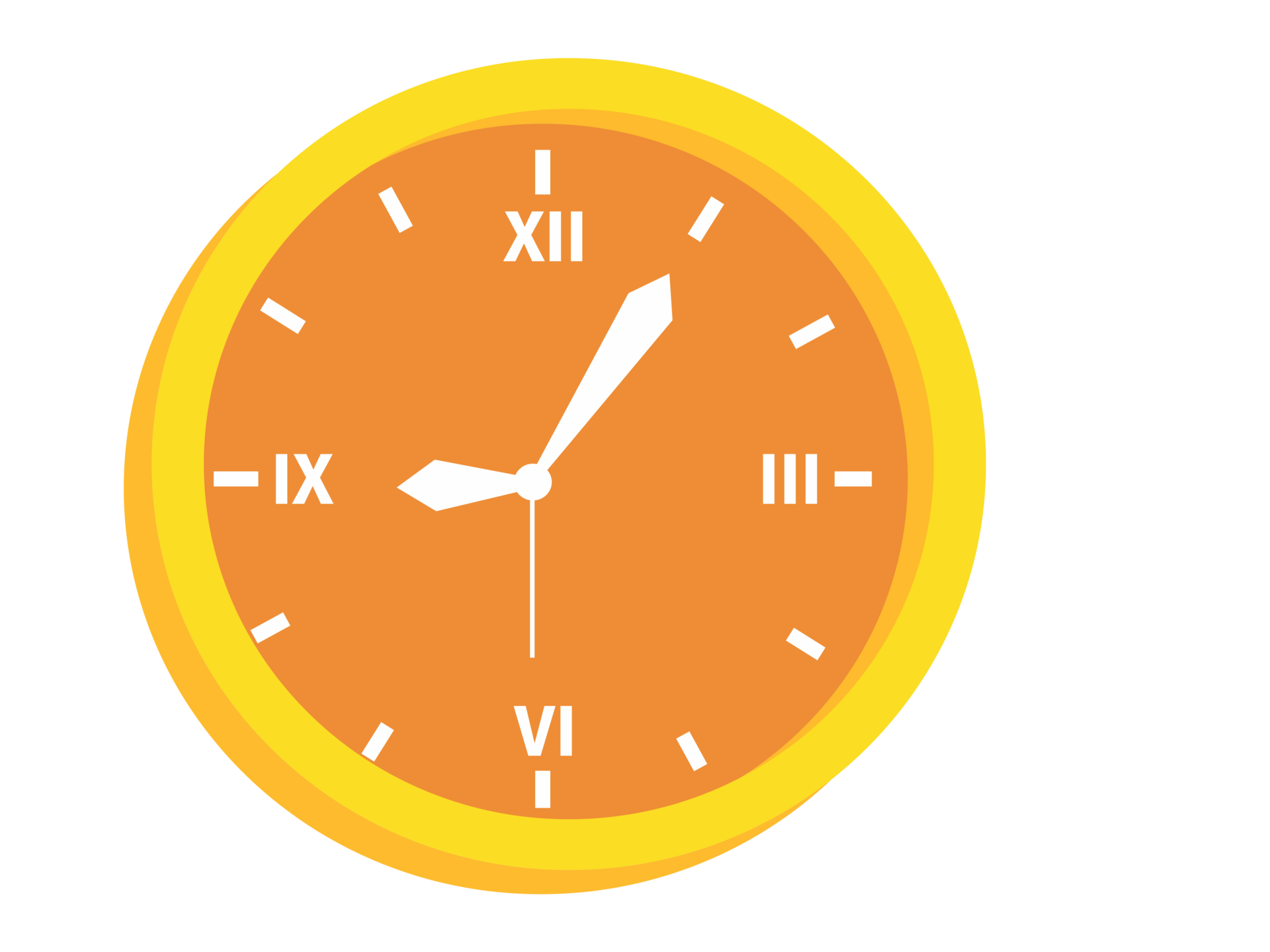 Object Clock With Circle Shape 13367175 Png