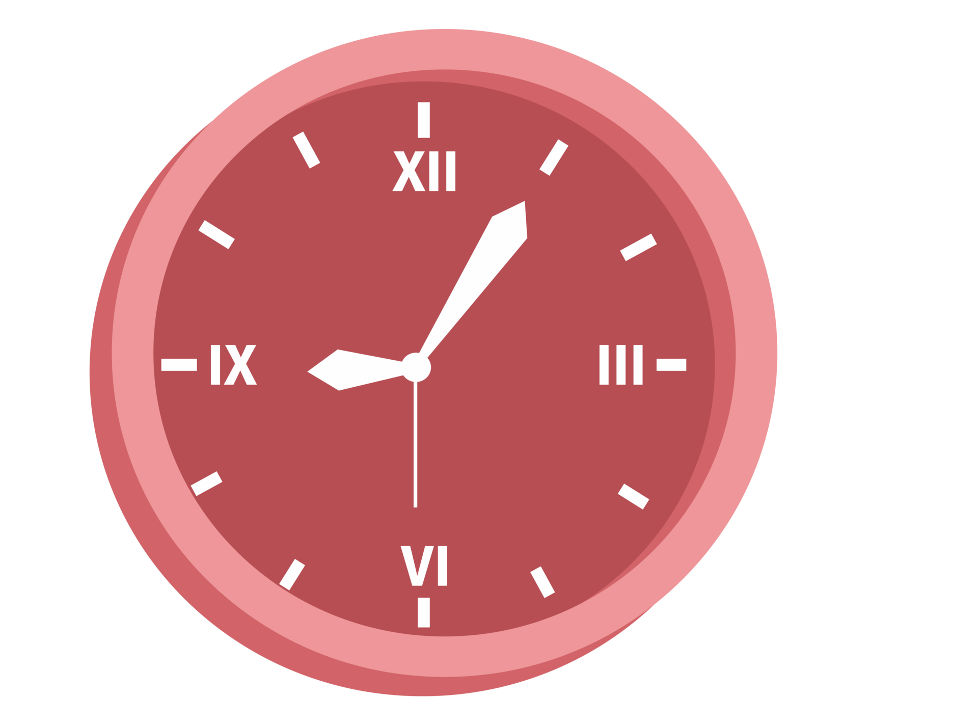 Object Clock With Circle Shape 13367177 Png