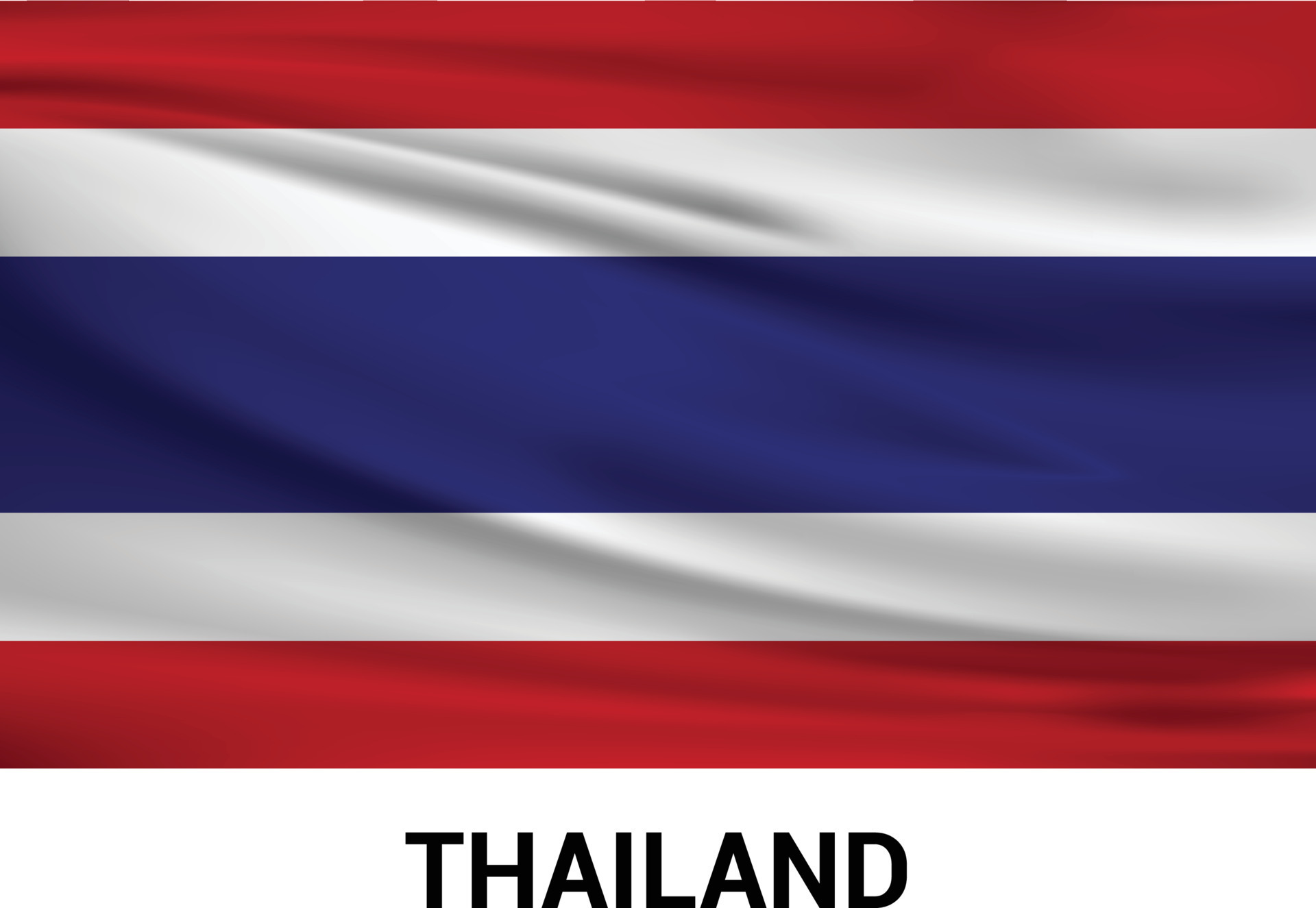 Thailand flag design vector 13367403 Vector Art at Vecteezy