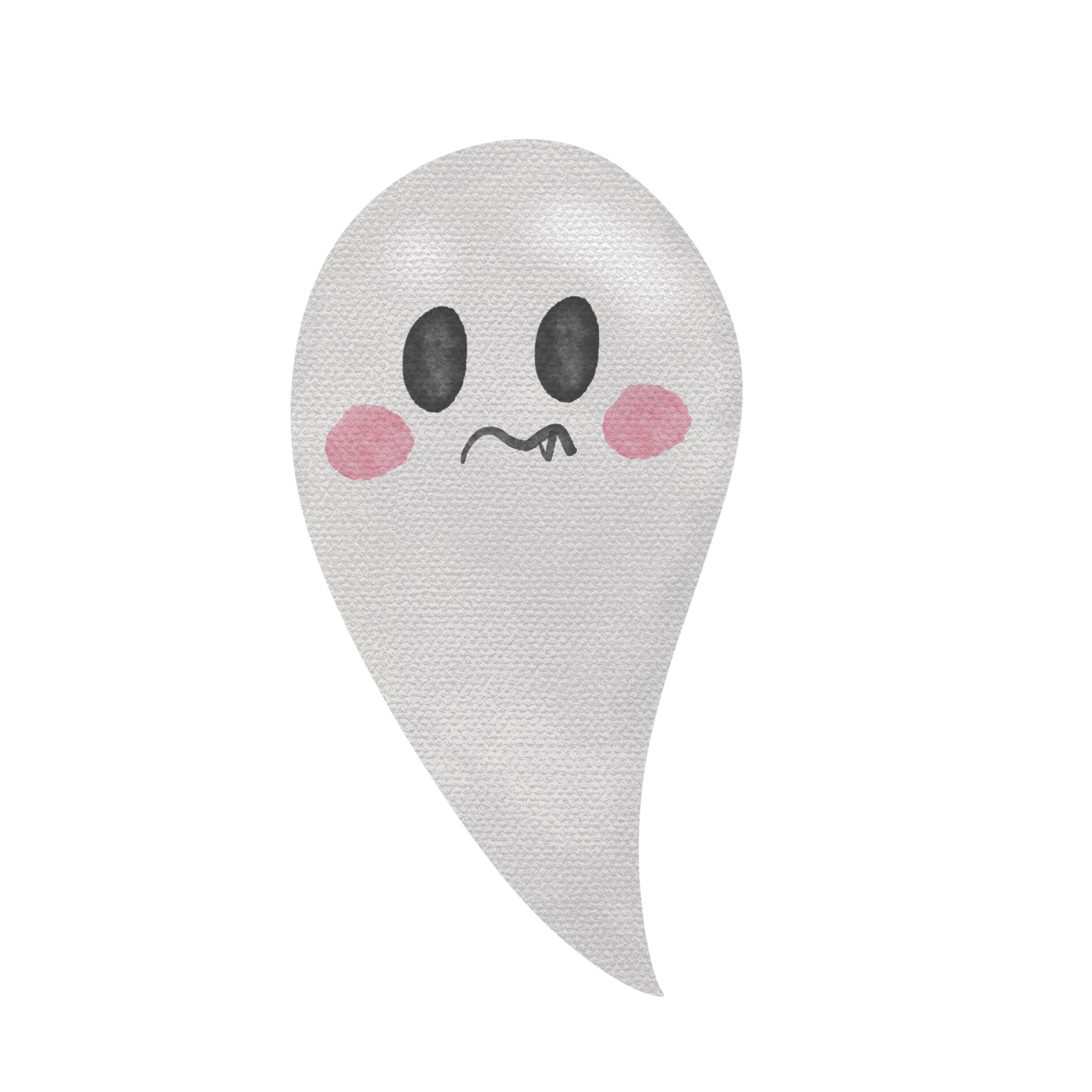 Free Cute ghost halloween watercolor clipart 13367507 PNG with ...
