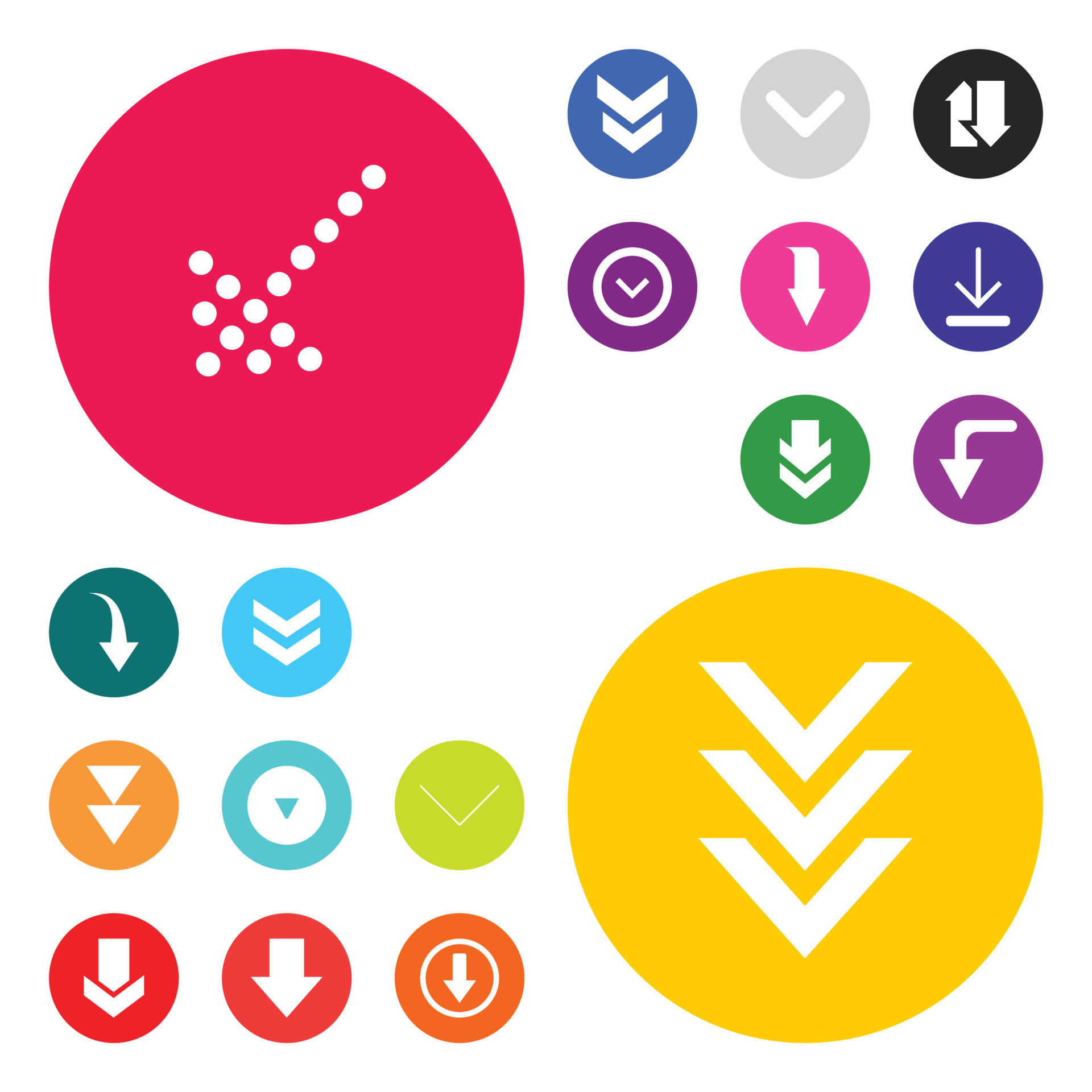 User Interface Buttons Design Set Vector 13367981 Vector Art At Vecteezy