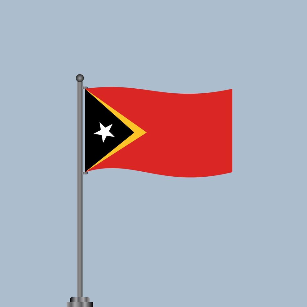 Illustration of Timor Leste flag Template 13372282 Vector Art at Vecteezy