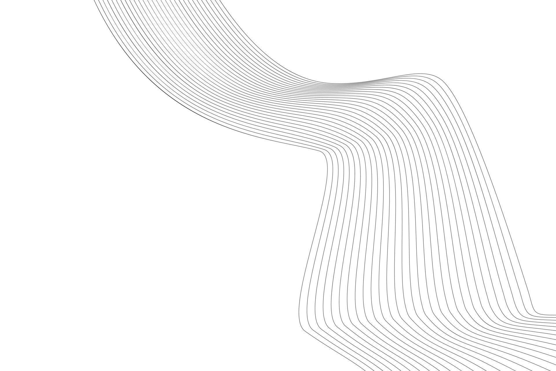 Modern Colorful Wavy Line Background Design White Wave Curve Abstract