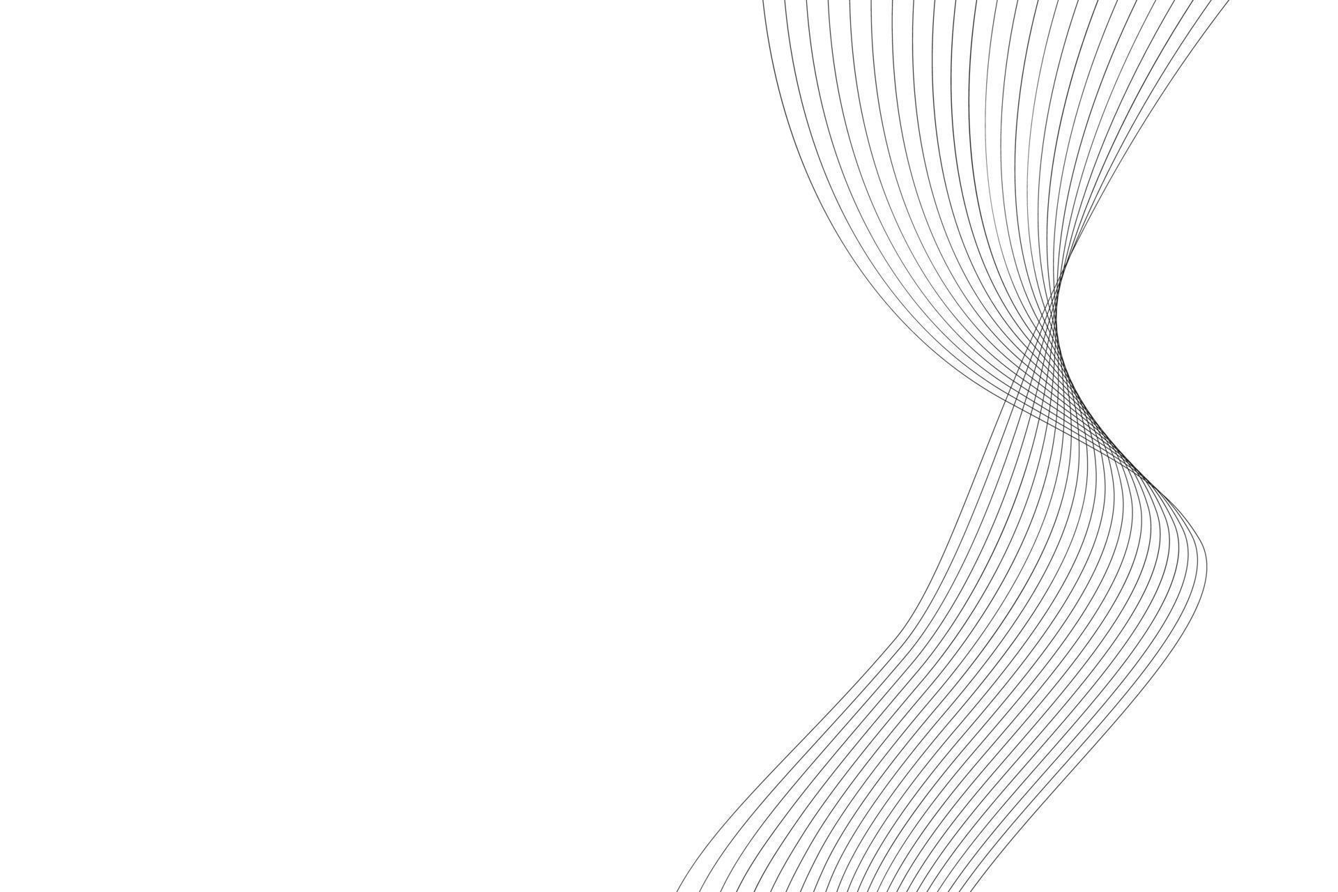 Abstract Line Wave White Background Modern Wavy Line Abstract