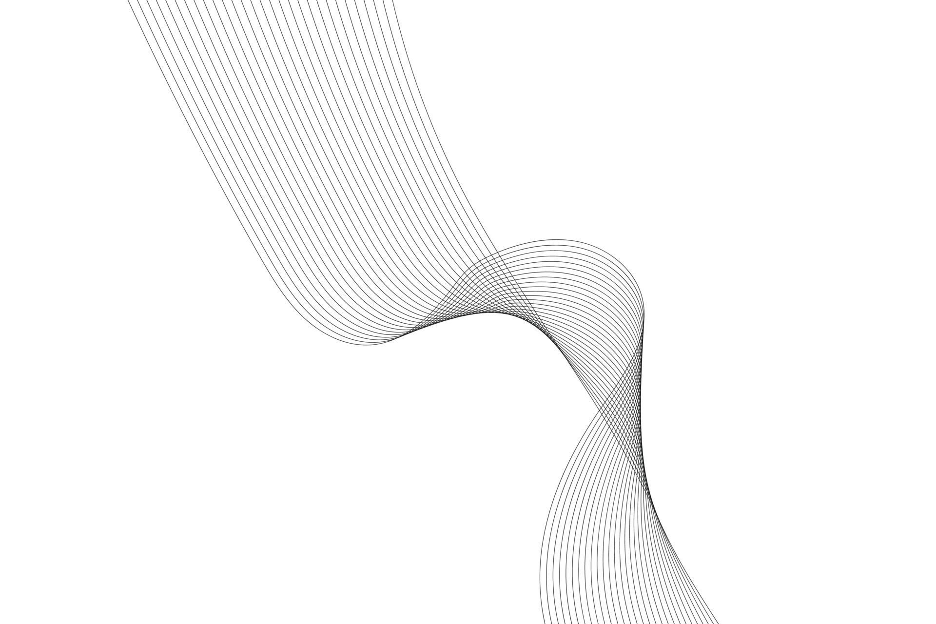 Modern Colorful Wavy Line Background Design White Wave Curve Abstract