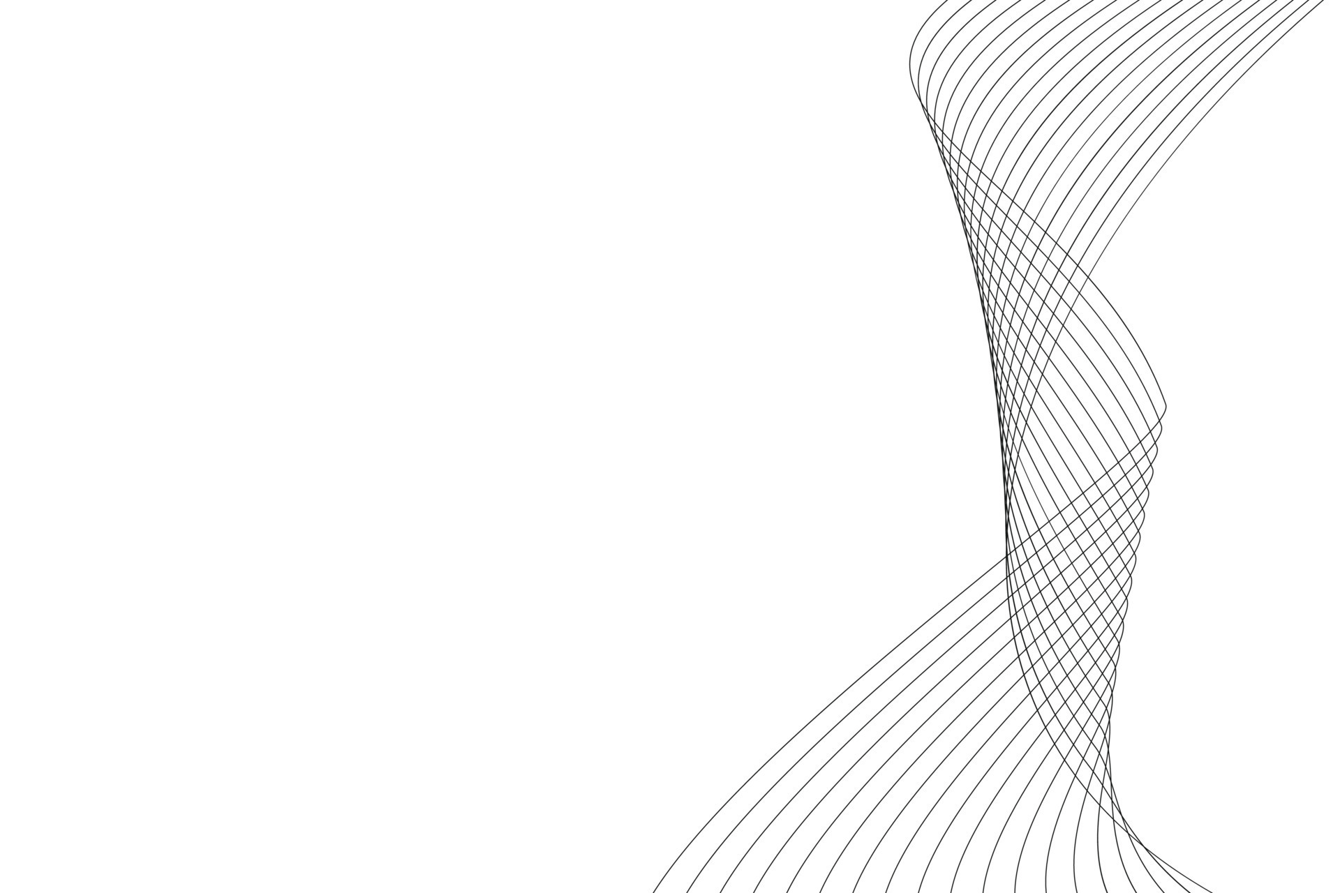Abstract Line Wave Element White Background Wave Line Element 13374206