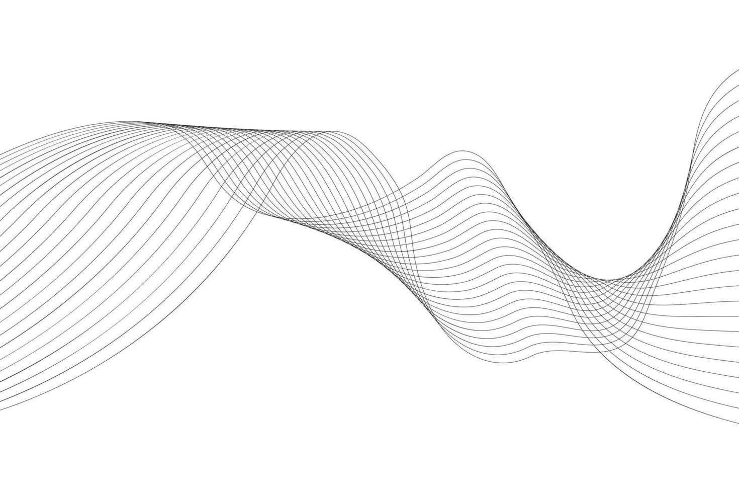 Abstract background with wavy lines white background. Abstract gradient ...