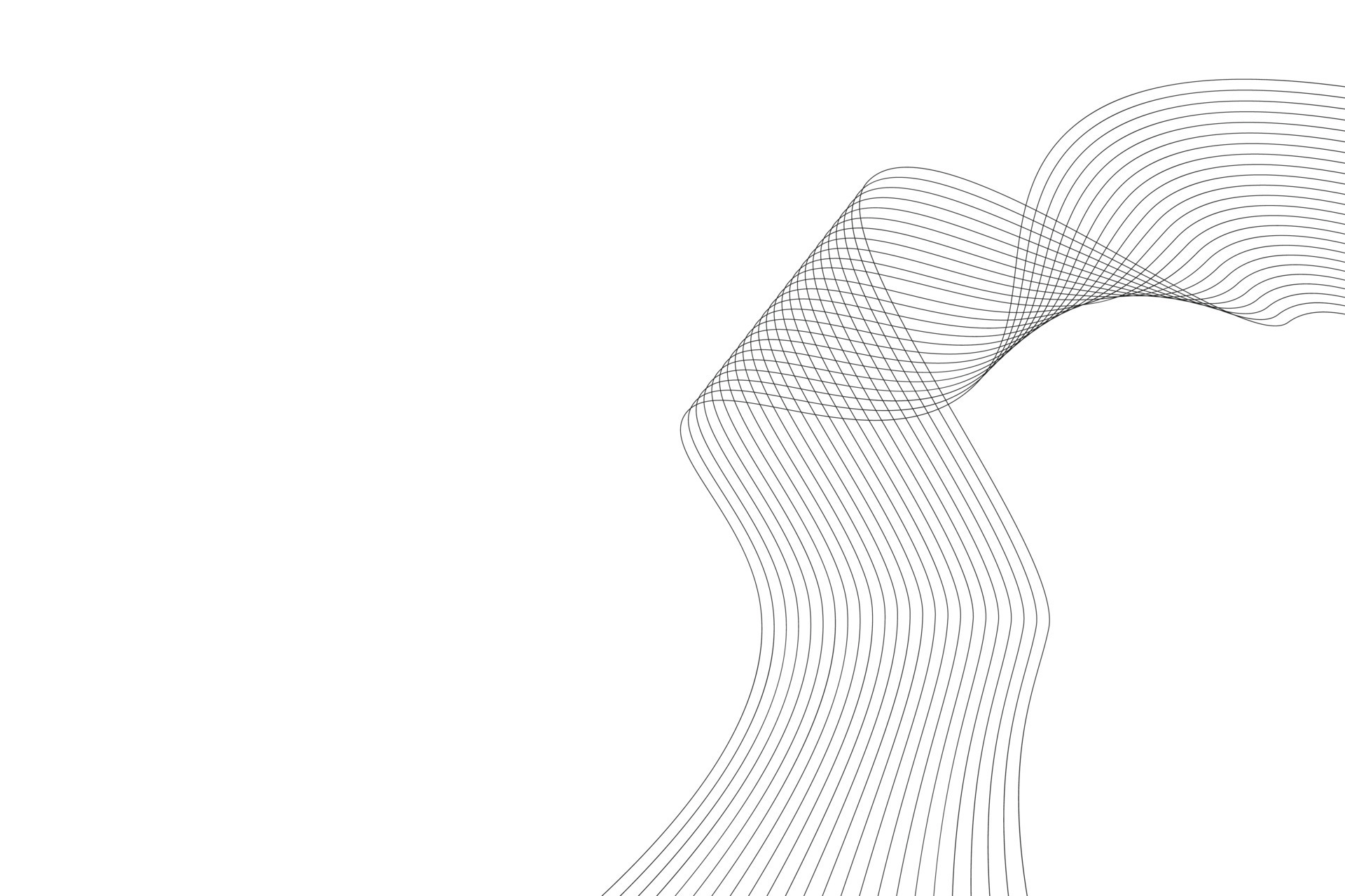 Abstract Line Wave White Background Modern Wavy Line Abstract