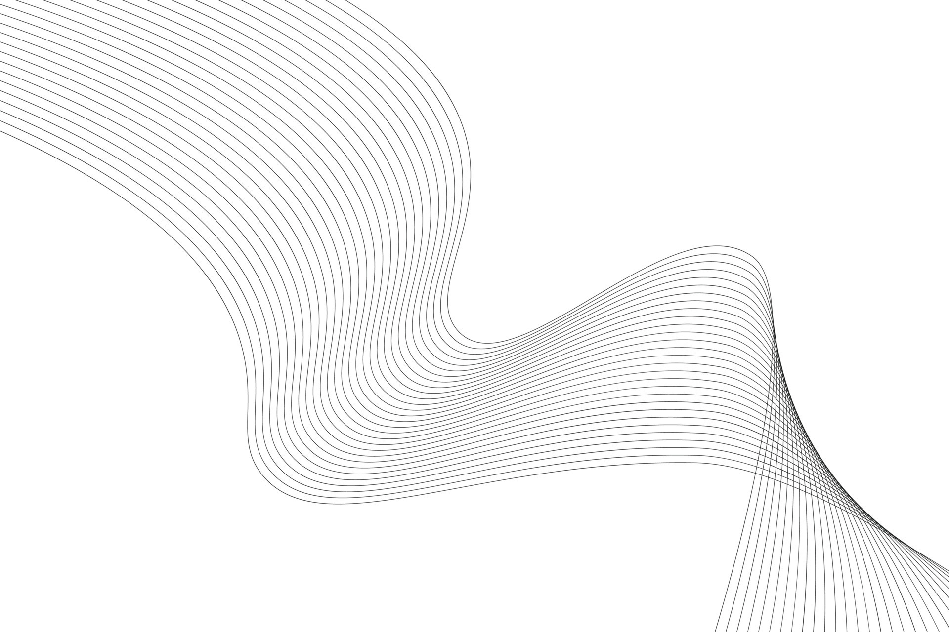 Modern colorful wavy line background Design. White wave curve abstract background for business ...