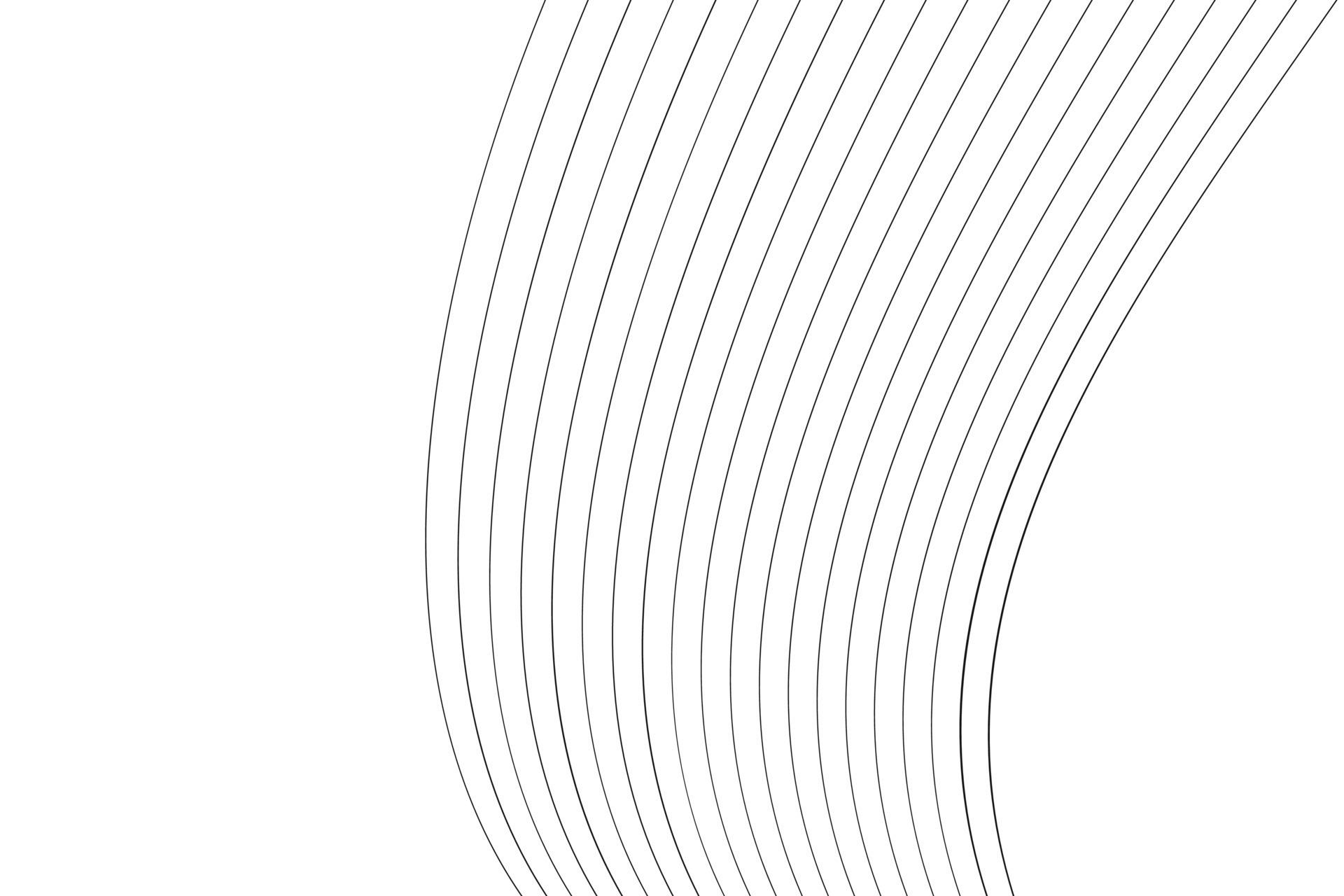 Abstract Line Wave White Background Modern Wavy Line Abstract