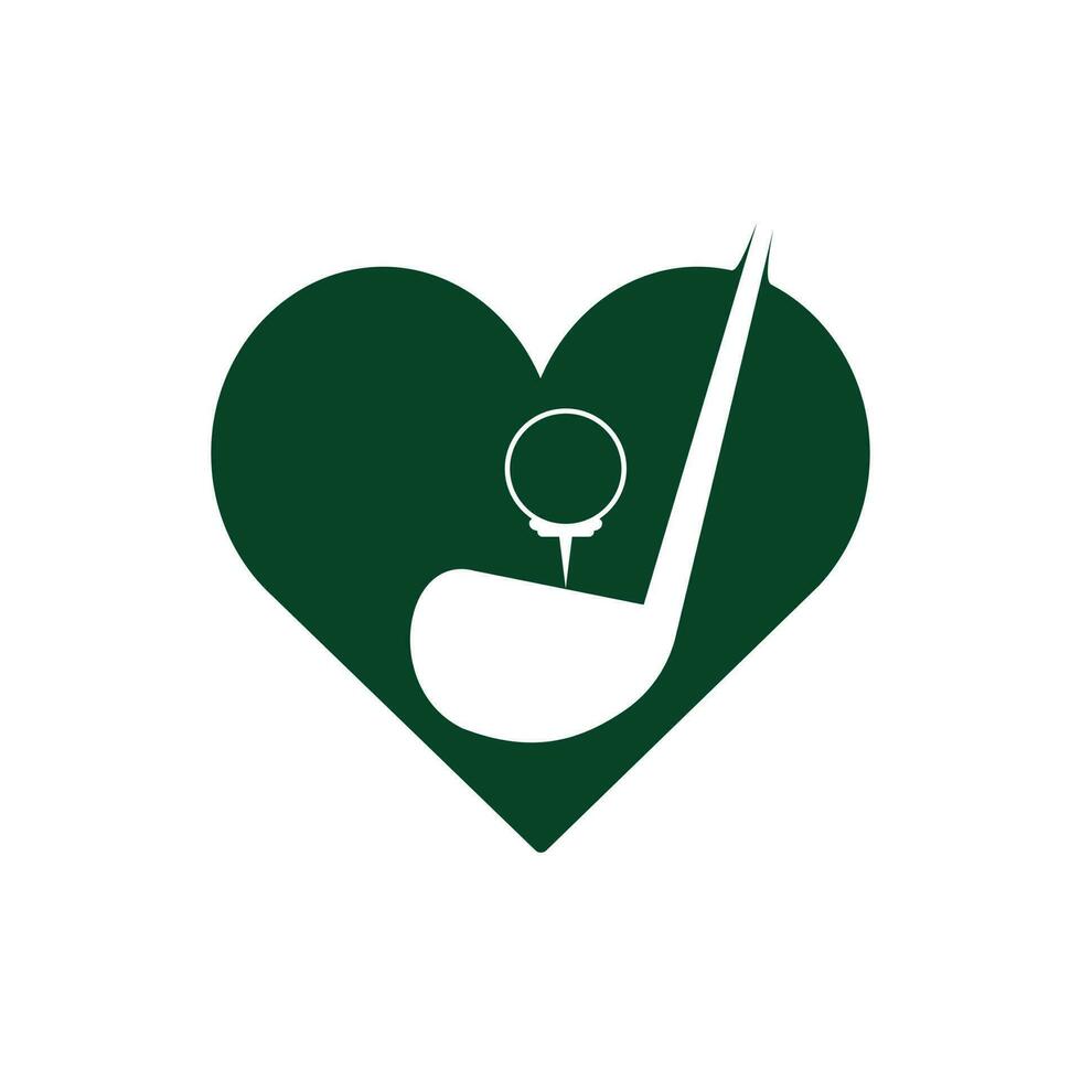 Golf Love Logo Design Golf Championship Or Golf Tournament Sign 13377348 Vector Art At Vecteezy