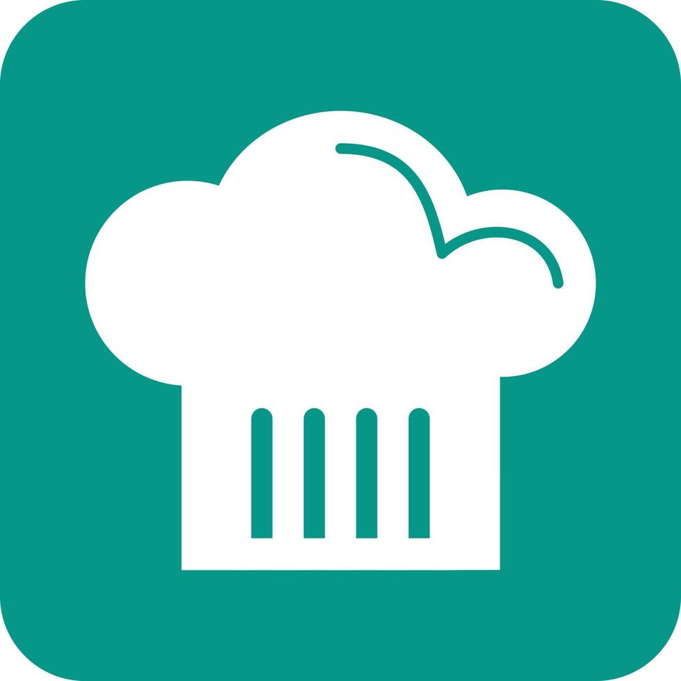 Chef Toque Glyph Round Background Icon 13377653 Vector Art at Vecteezy