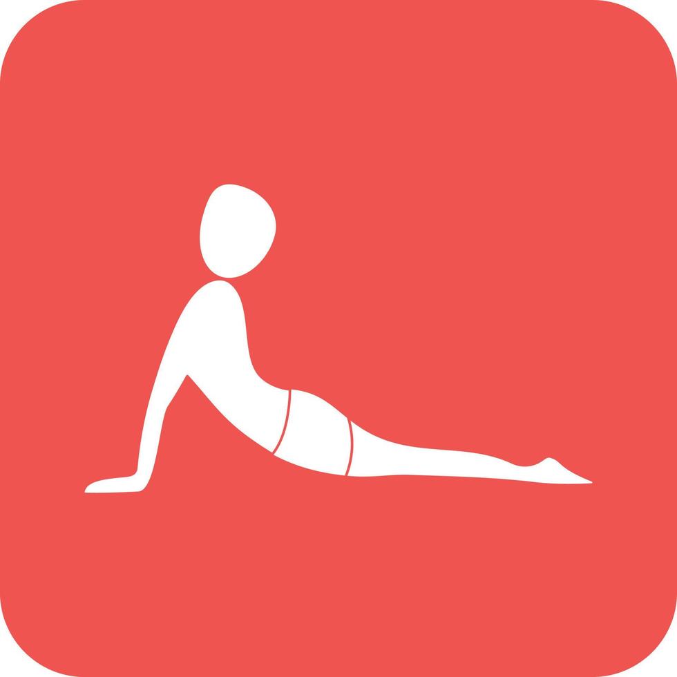 Cobra Pose Glyph Round Background Icon 13378836 Vector Art At Vecteezy