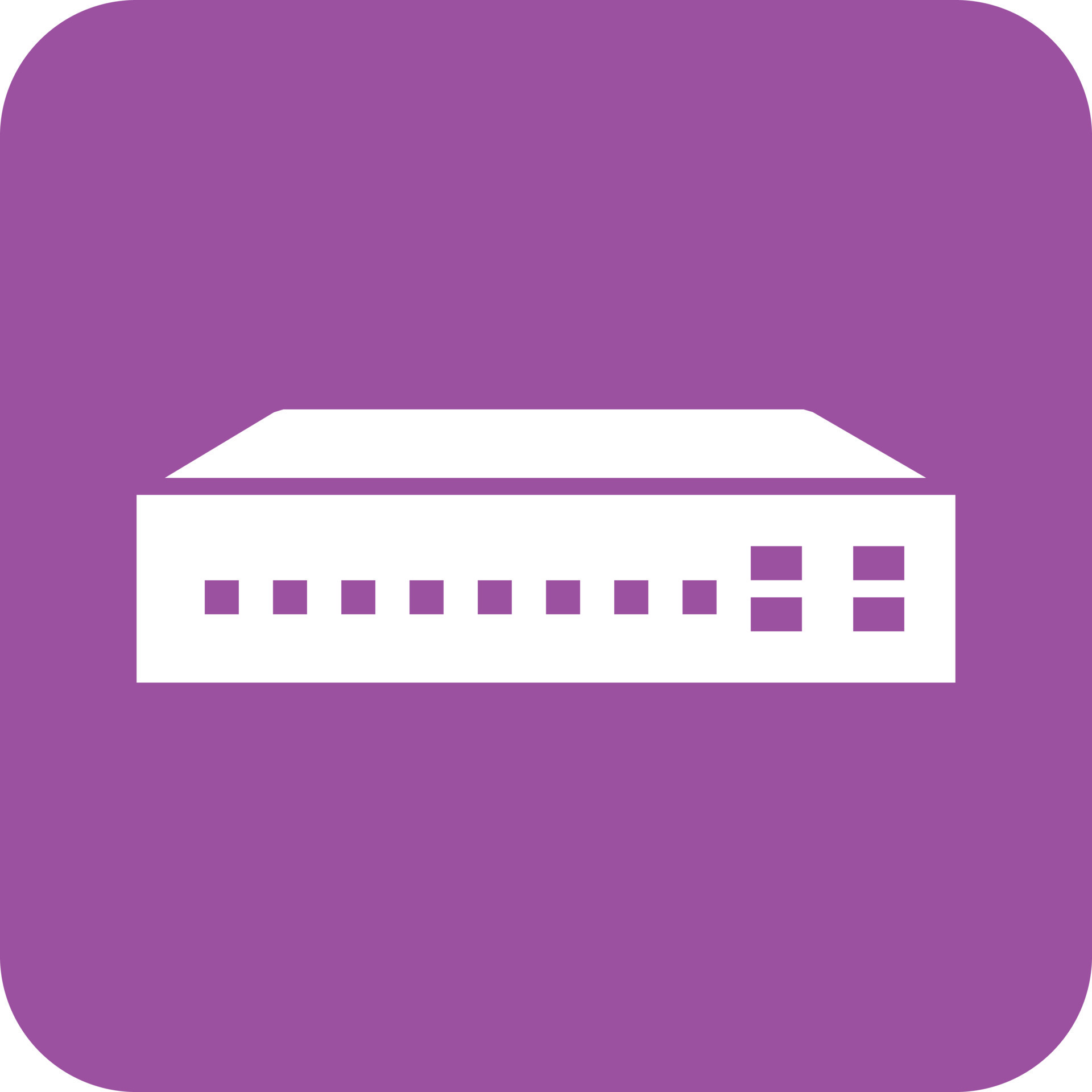 Network Switch II Glyph Round Background Icon 13379892 Vector Art at ...