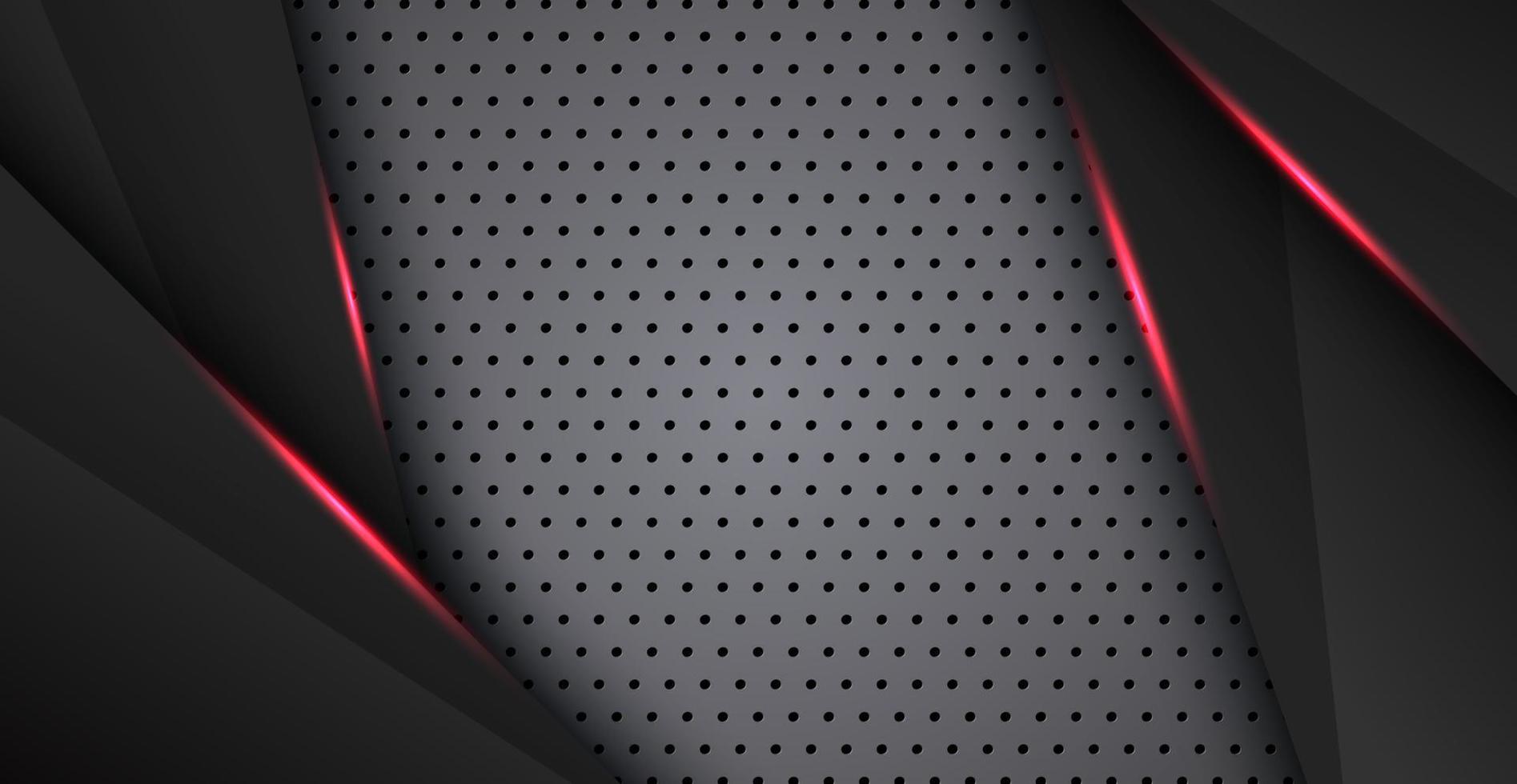 Abstract Light Red Black Space Frame Layout Design Tech Triangle