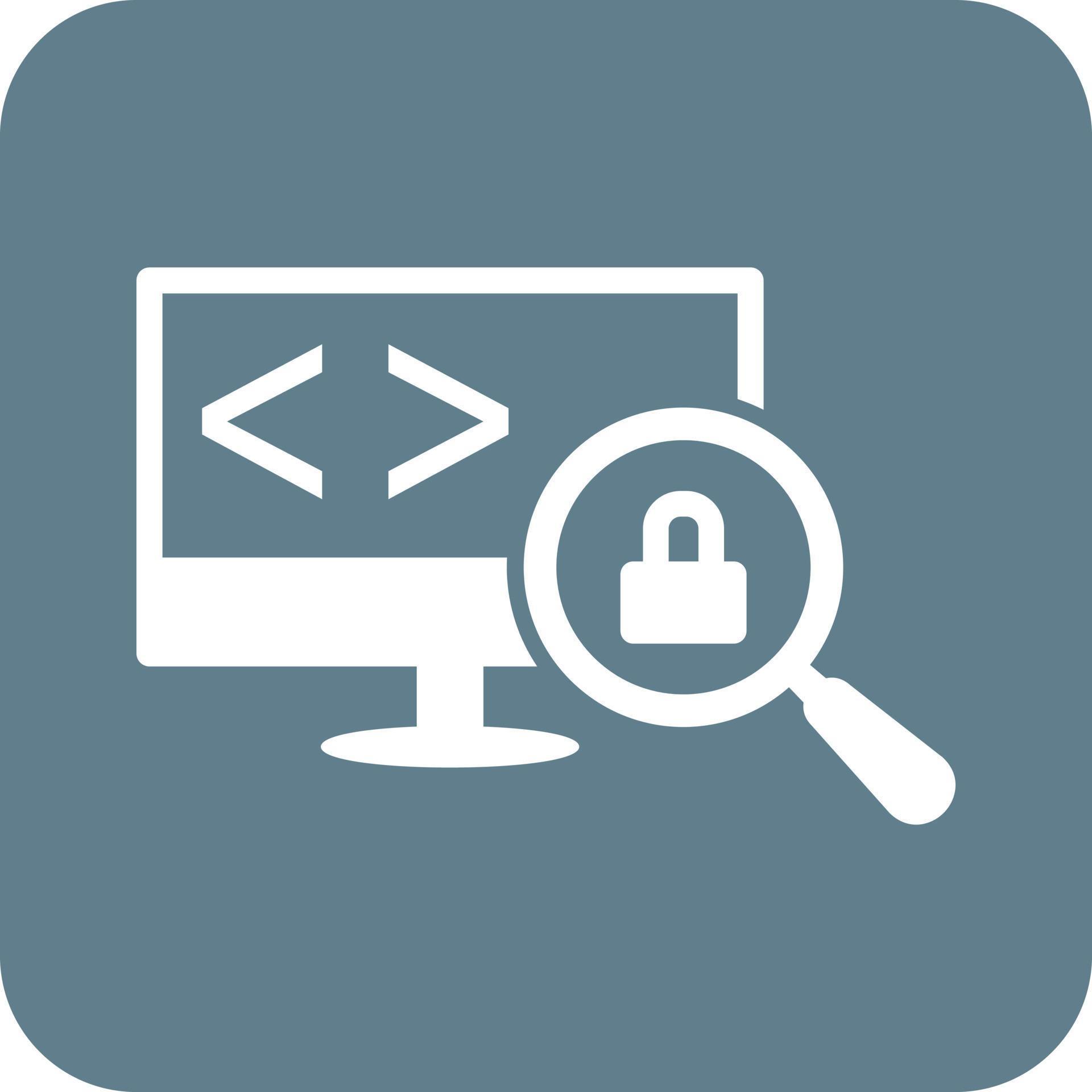 Insecure Code Glyph Round Background Icon 13383157 Vector Art at Vecteezy