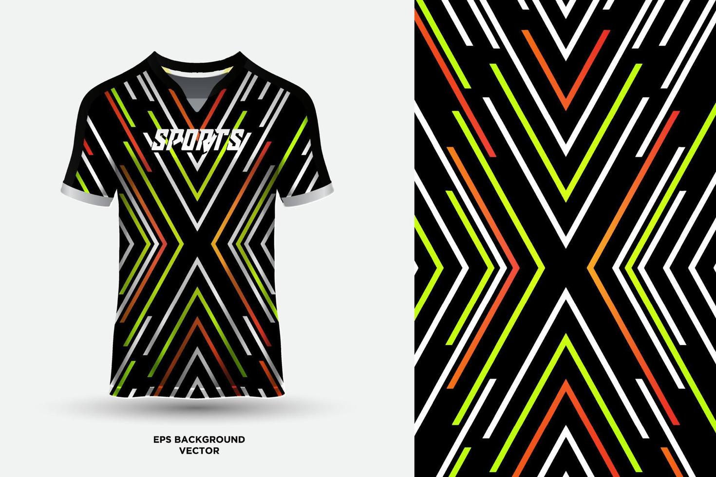 Futuristic And Fantastic T Shirt Jersey Design Suitable For Sports