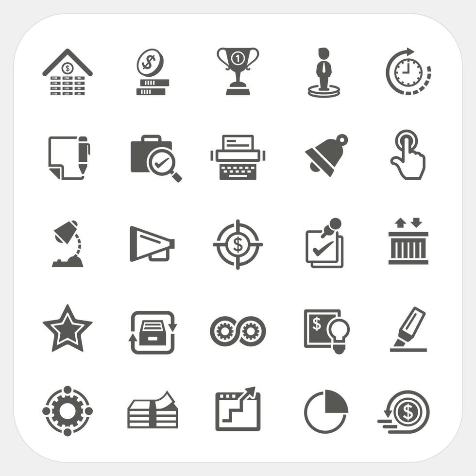 Business and finance icons set 13384792 Vector Art at Vecteezy
