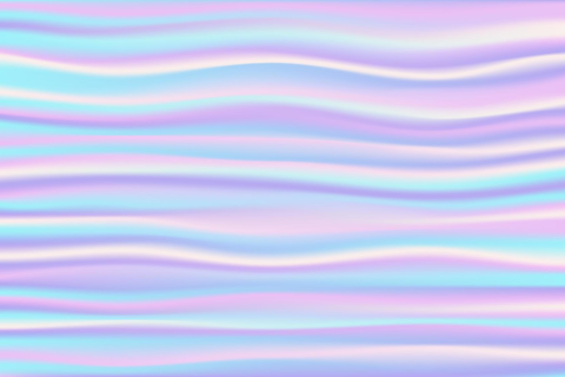 Holographic striped gradient background. Iridescent neon texture with ...