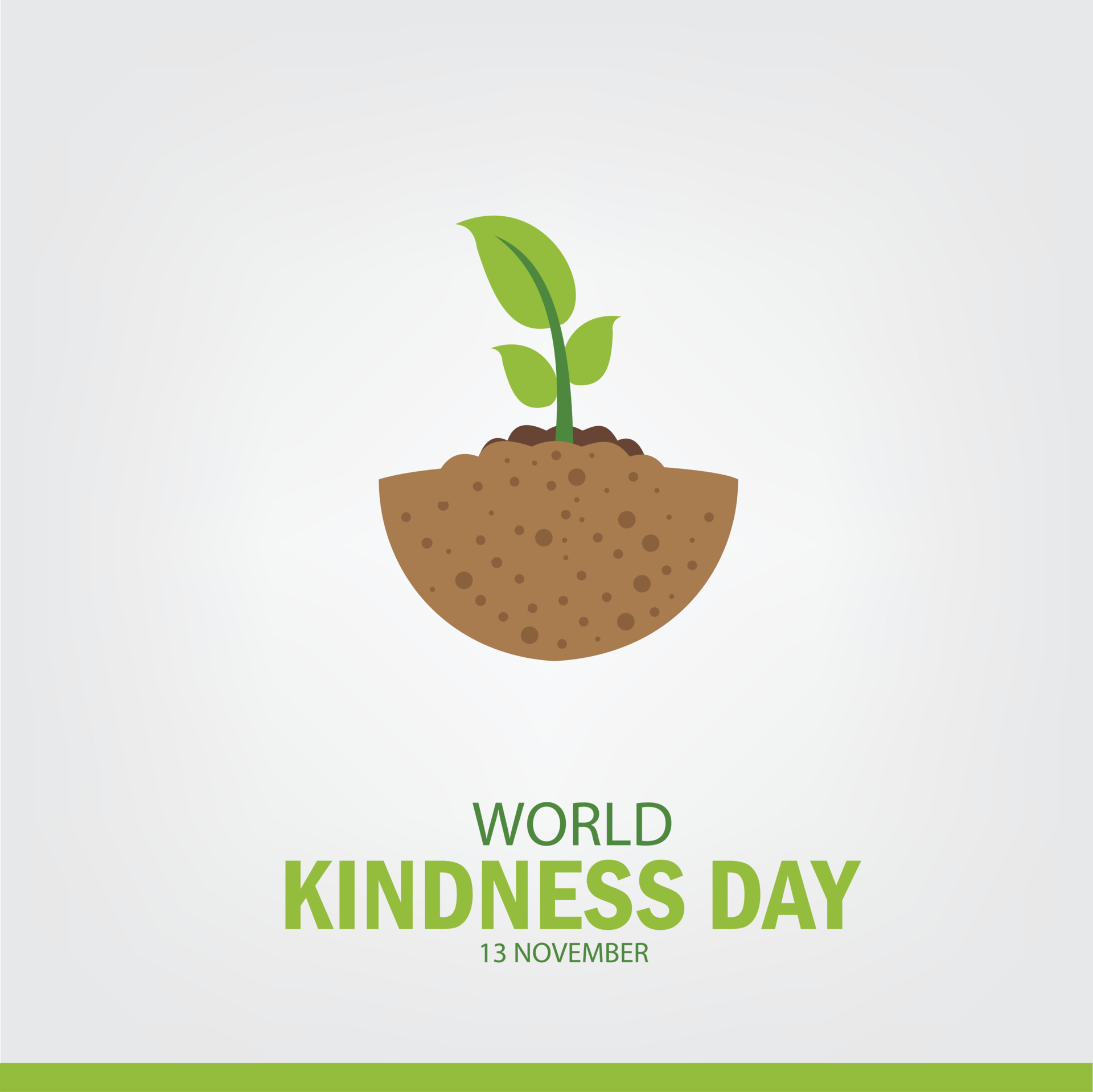 ilustración vectorial día mundial de la bondad. bueno para carteles ...