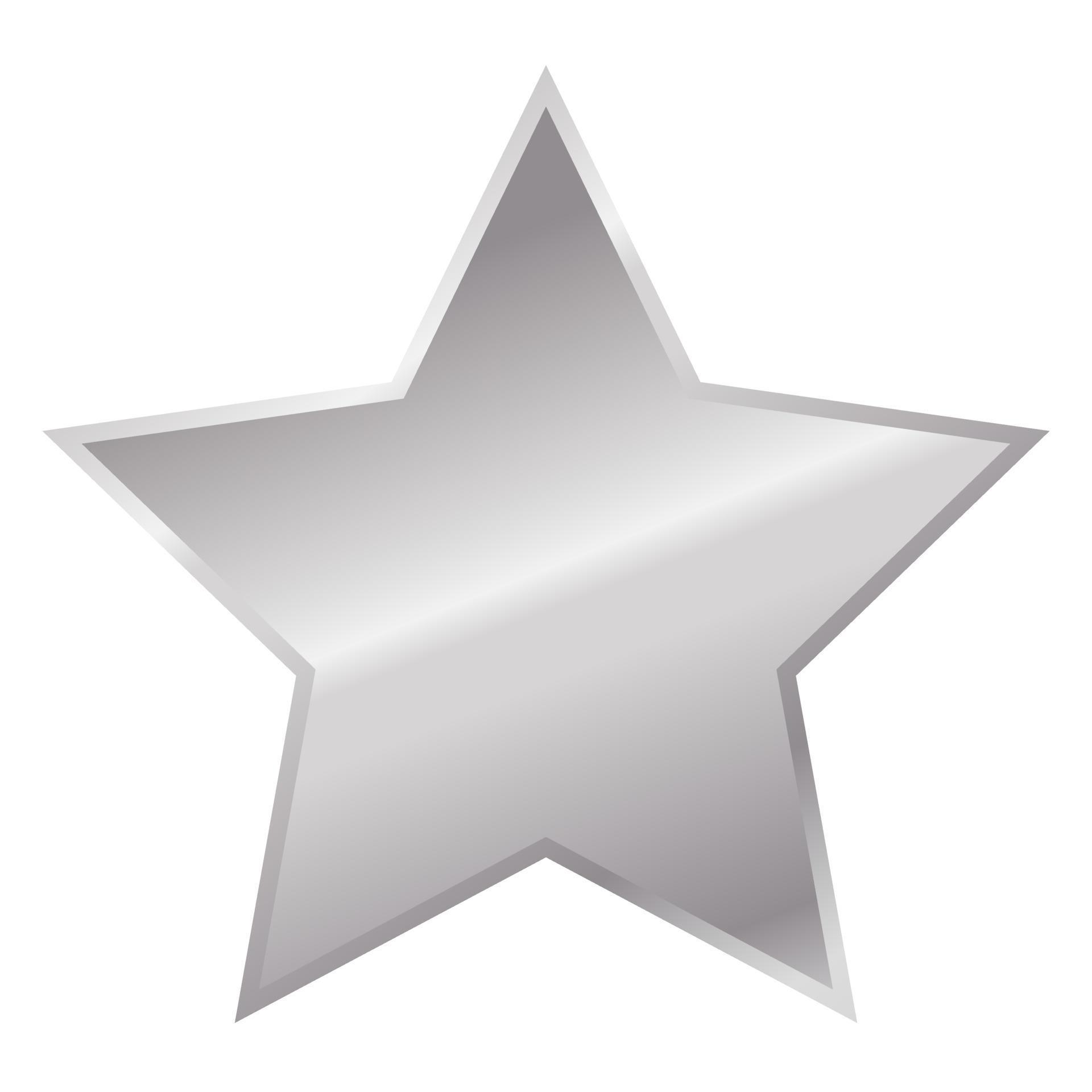 Silver star. Vector illustration isolated on white background 13390384 Vector Art at Vecteezy