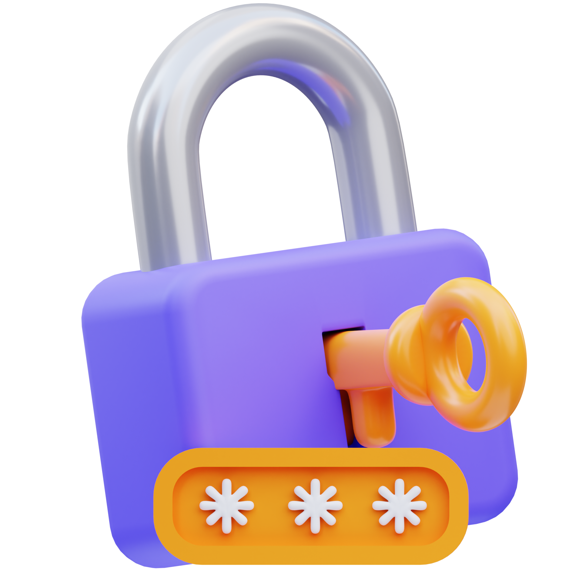 3d Rendering Of Double Access Cyber Security Icon Illustration 13394763 Png