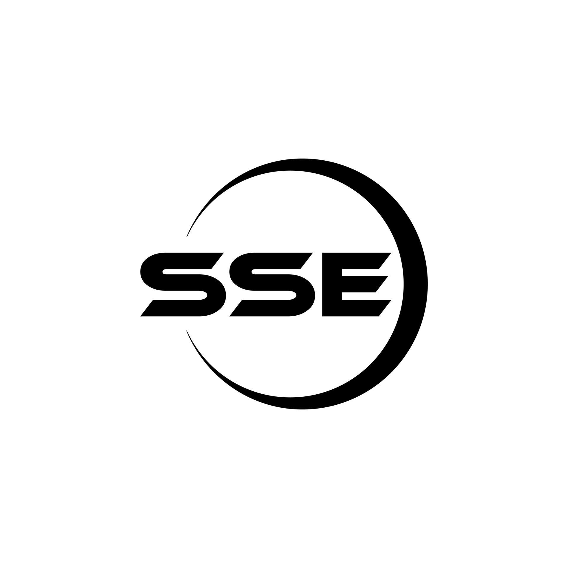 diseño de logotipo de letra sse con fondo blanco en illustrator. logotipo vectorial, diseños de ...