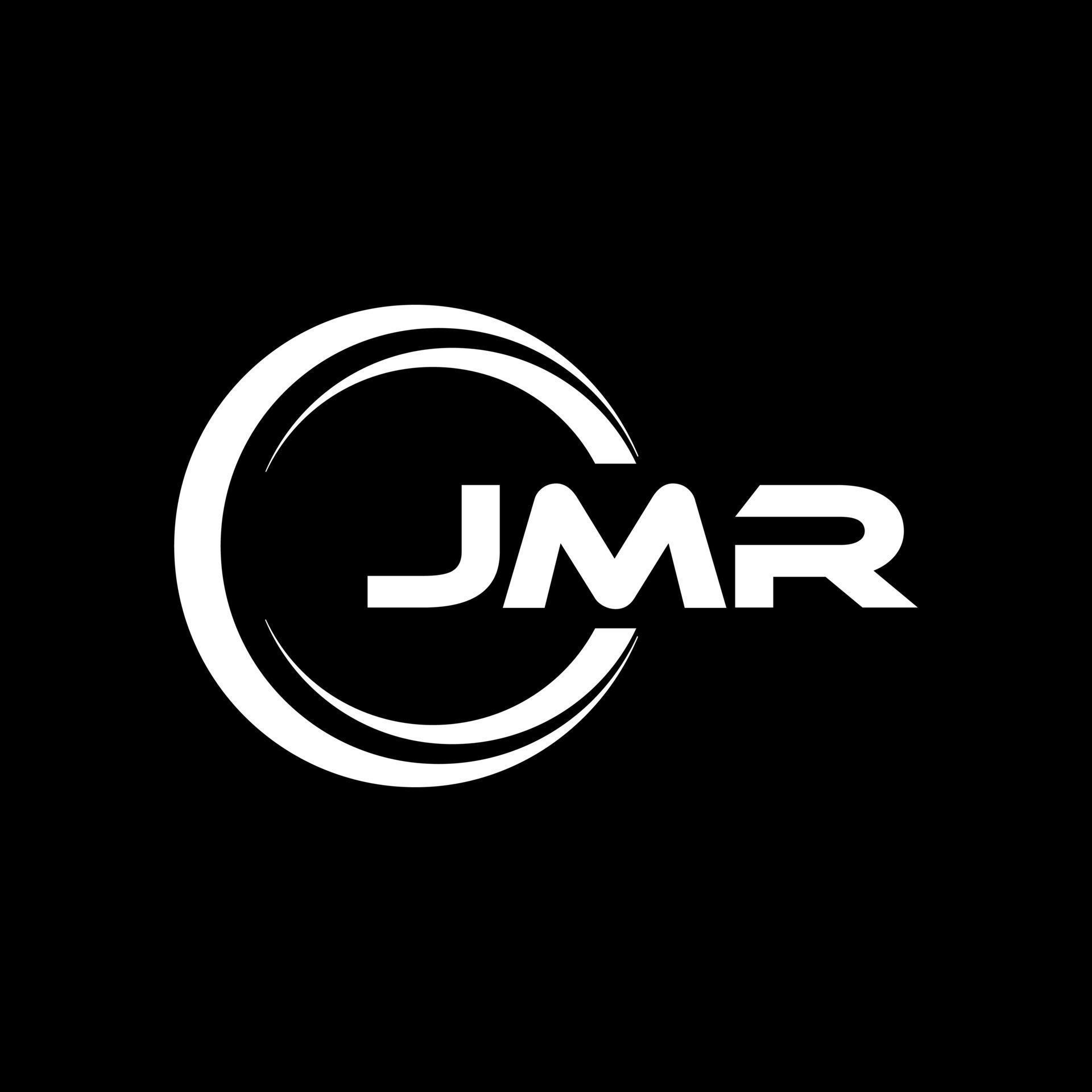 JMR letter logo design in illustration. Vector logo, calligraphy designs for logo, Poster ...