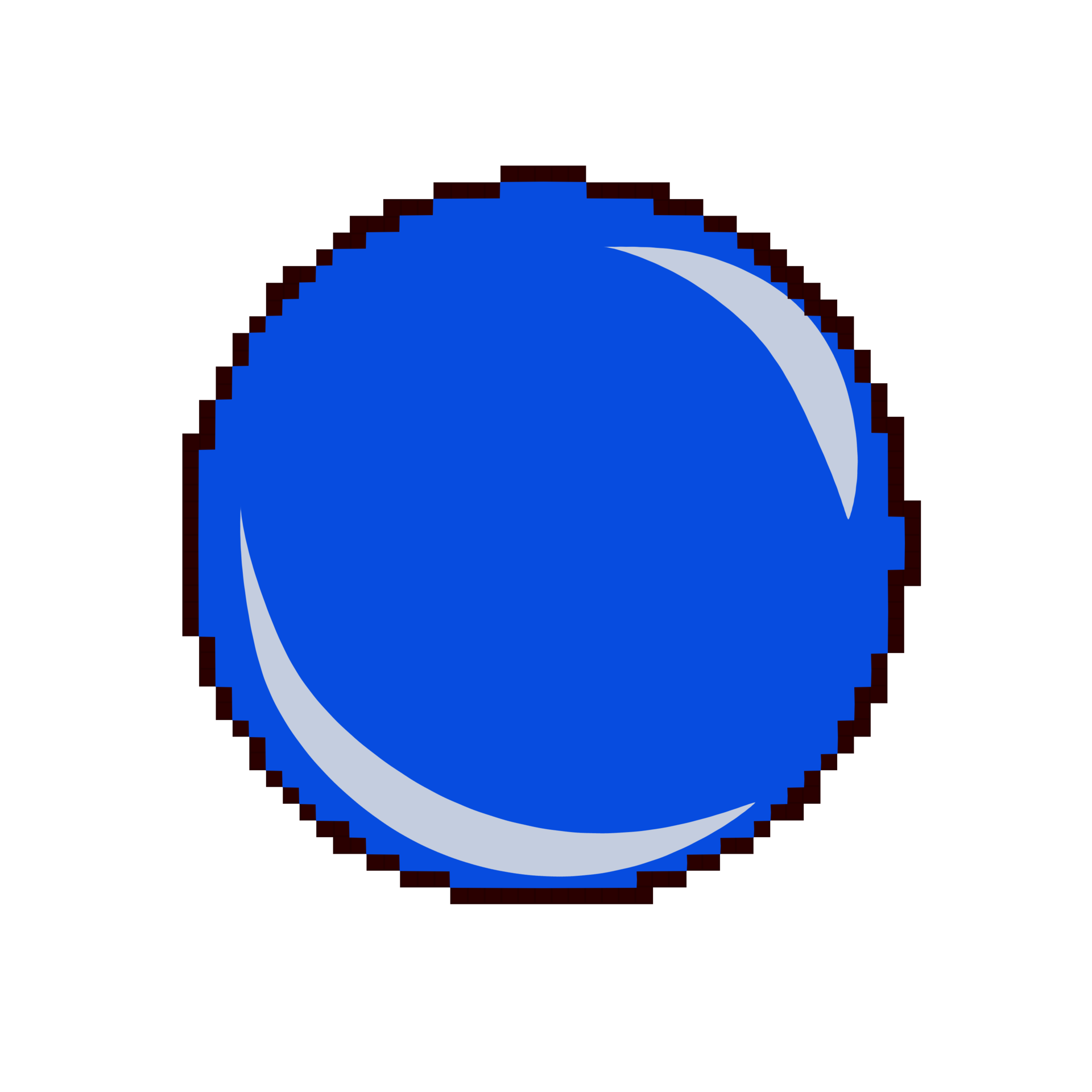 Blue circle pixel style 13399680 PNG Blue circle pixel style 13399680 PNG