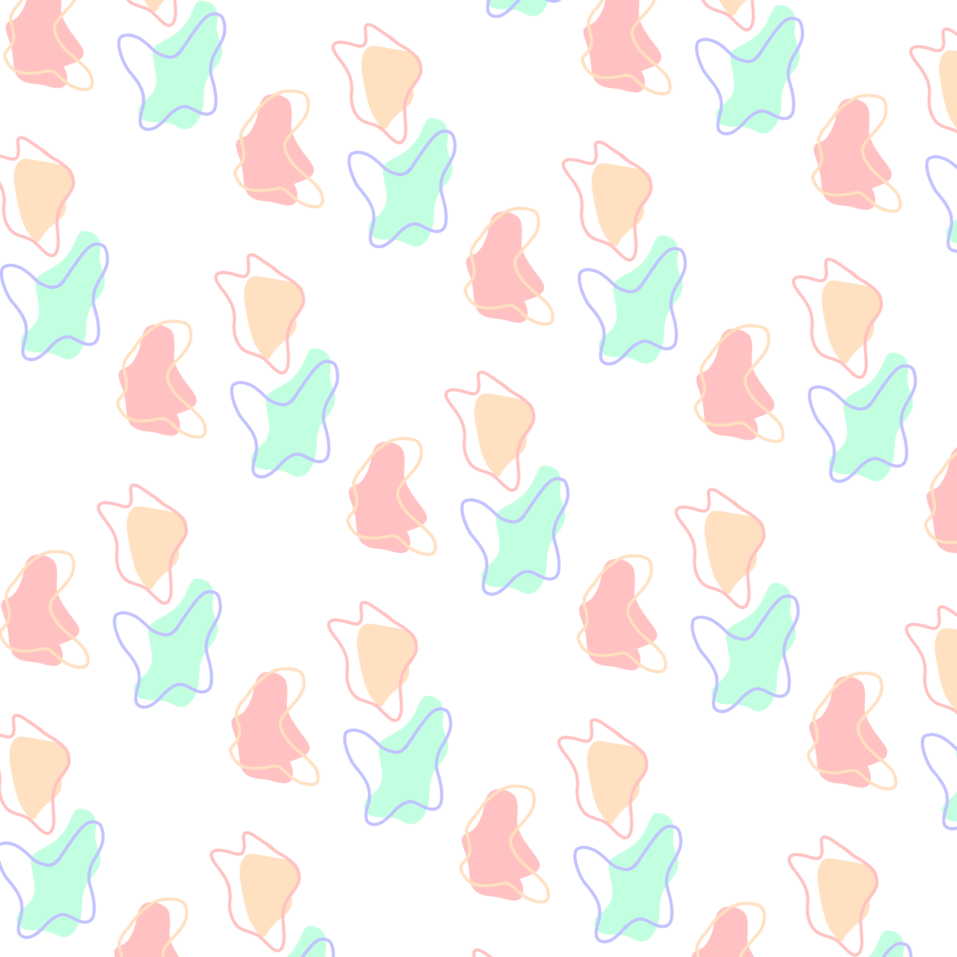 Blob Pattern Seamless 13399723 Png