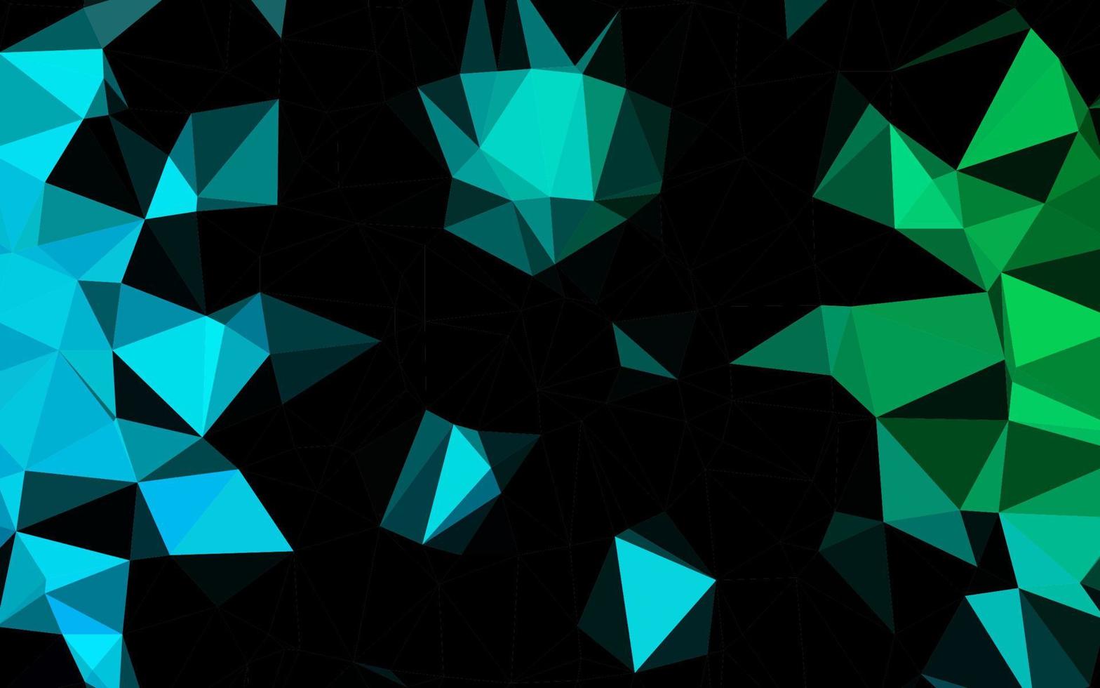 Dark Blue Green Vector Abstract Polygonal Texture 13399940 Vector Art