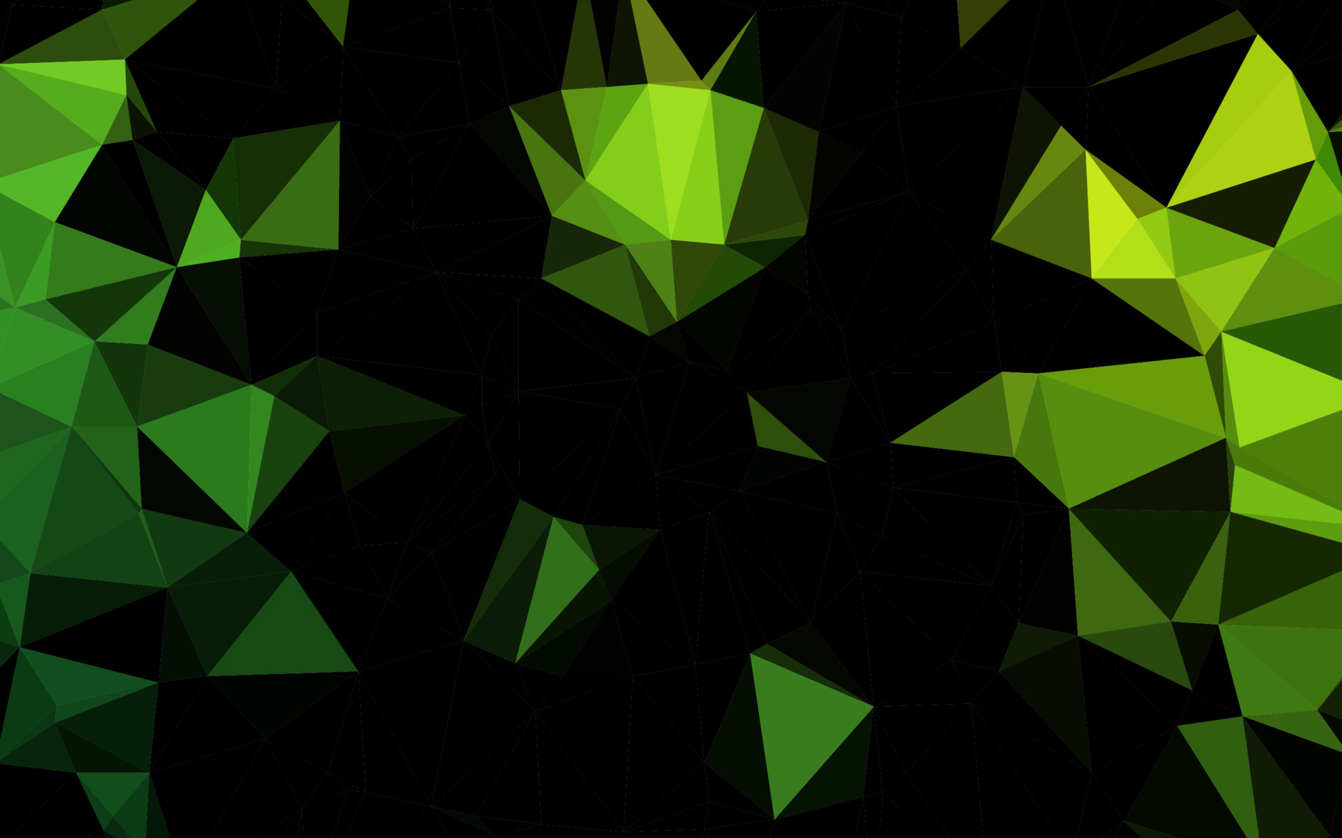Light Green Vector Shining Triangular Background 13399957 Vector Art