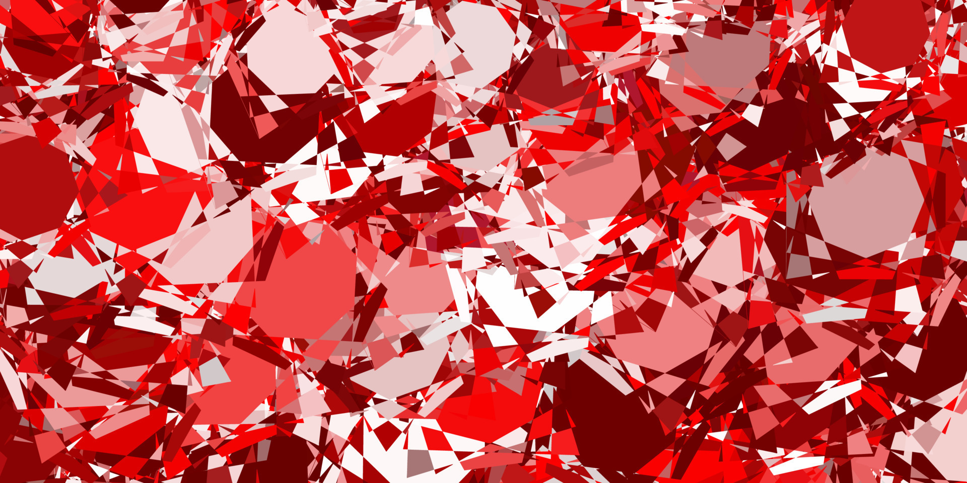 Light Red vector pattern with polygonal shapes. 13400382 Vector Art at ...