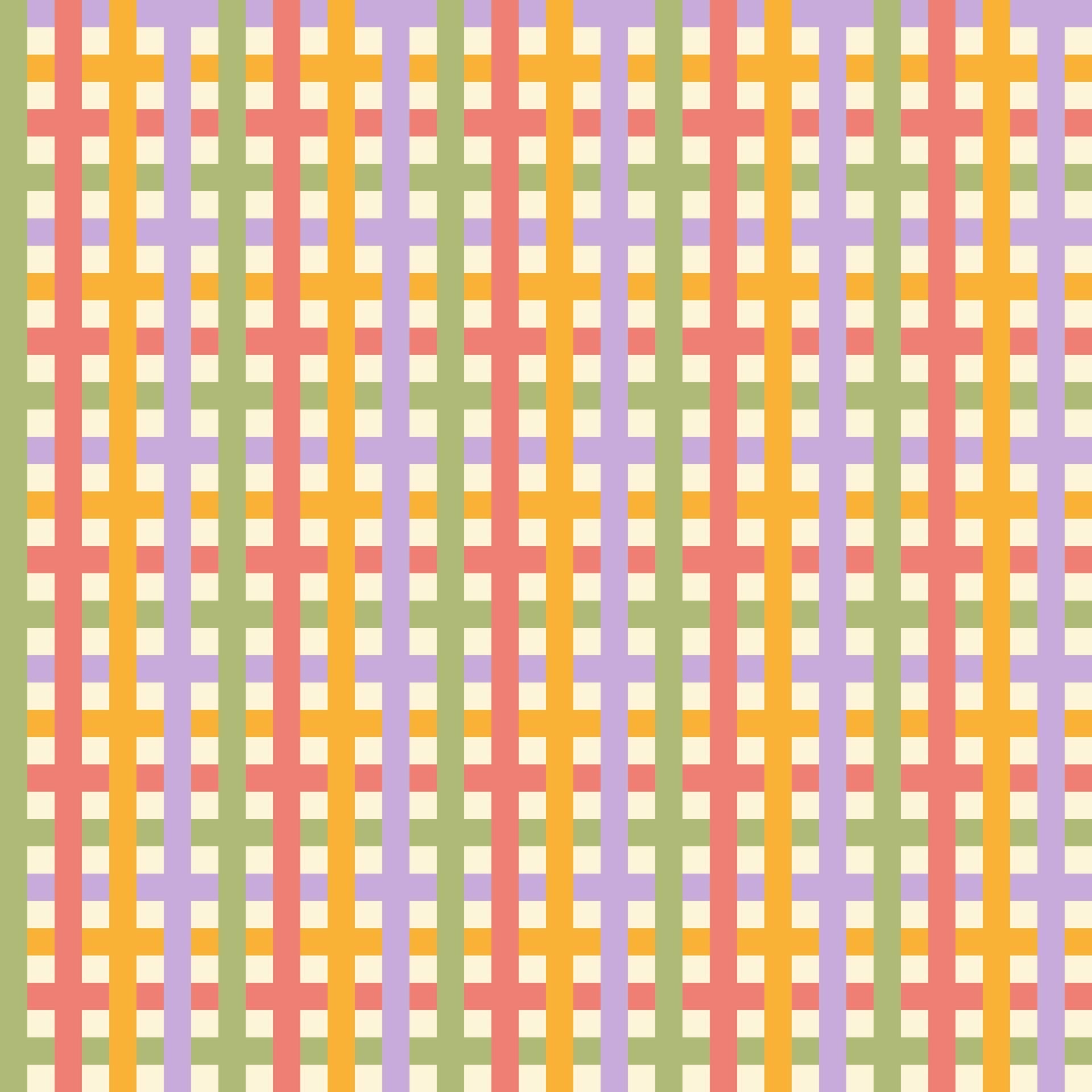 Colorful checkered seamless pattern with geometric lines on a white ...
