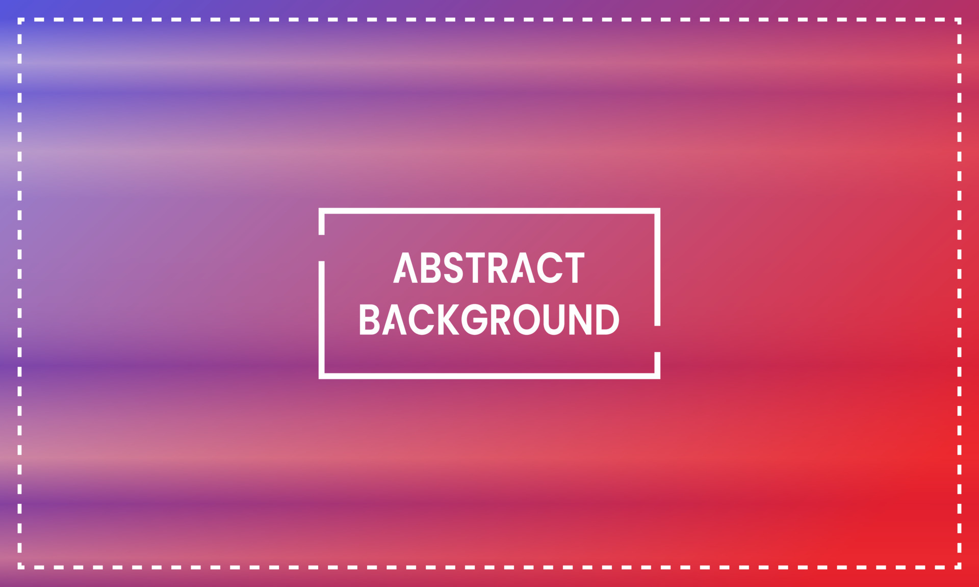 Blue And Red Horizontal Gradient Abstract Background With Frame Shiny Simple Blur Modern And