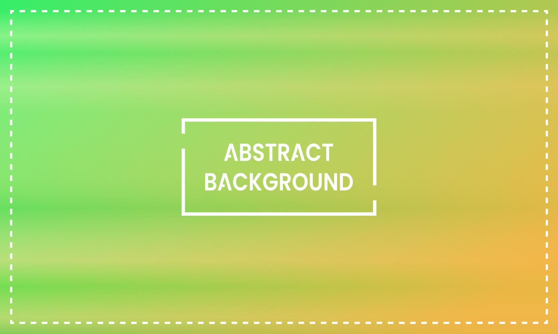 Green And Orange Horizontal Gradient Abstract Background With Frame Shiny Simple Blur Modern