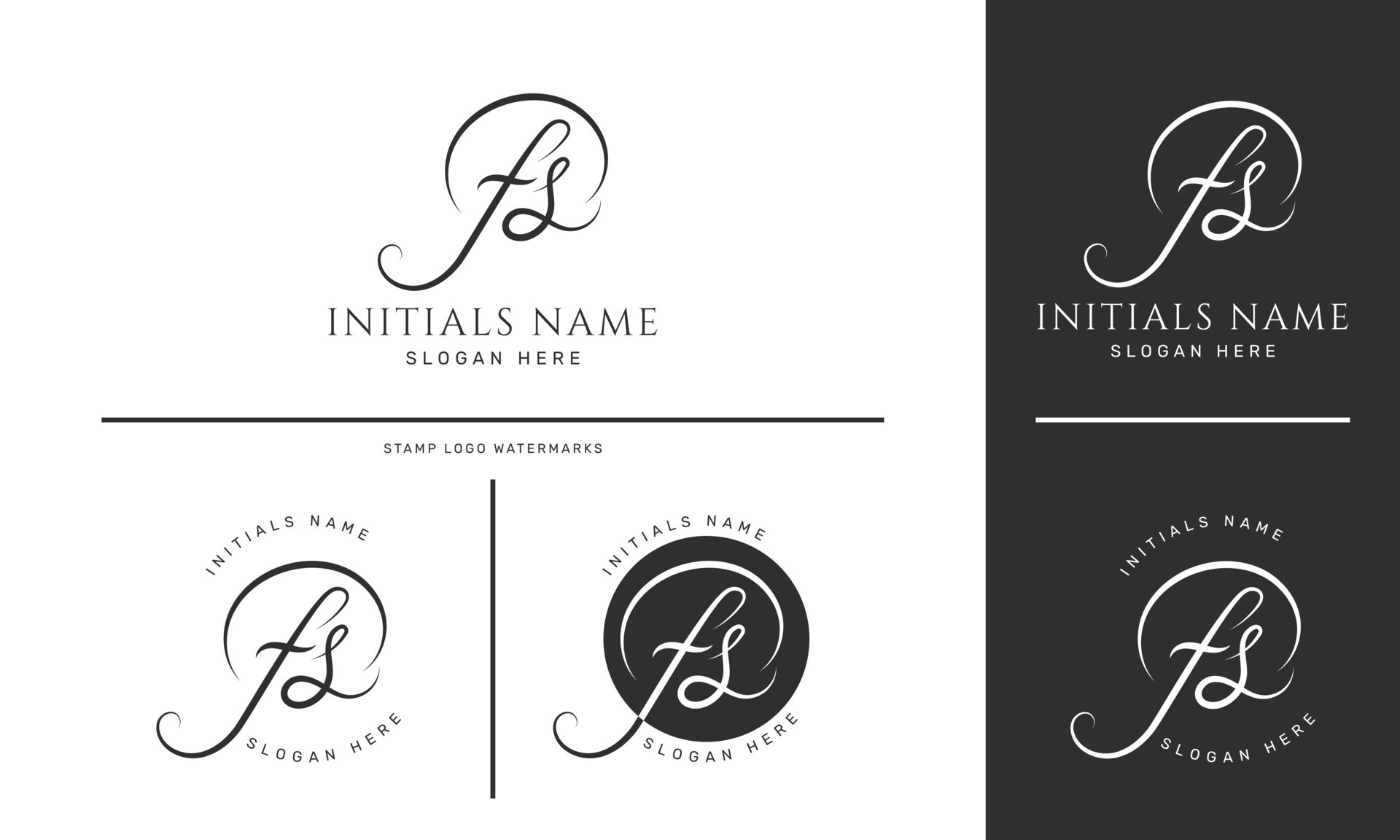 Initial fs letter Logo Design vector Template. - Vector. 13409171 ... Initial fs letter Logo Design vector Template. - Vector. 13409171 ...