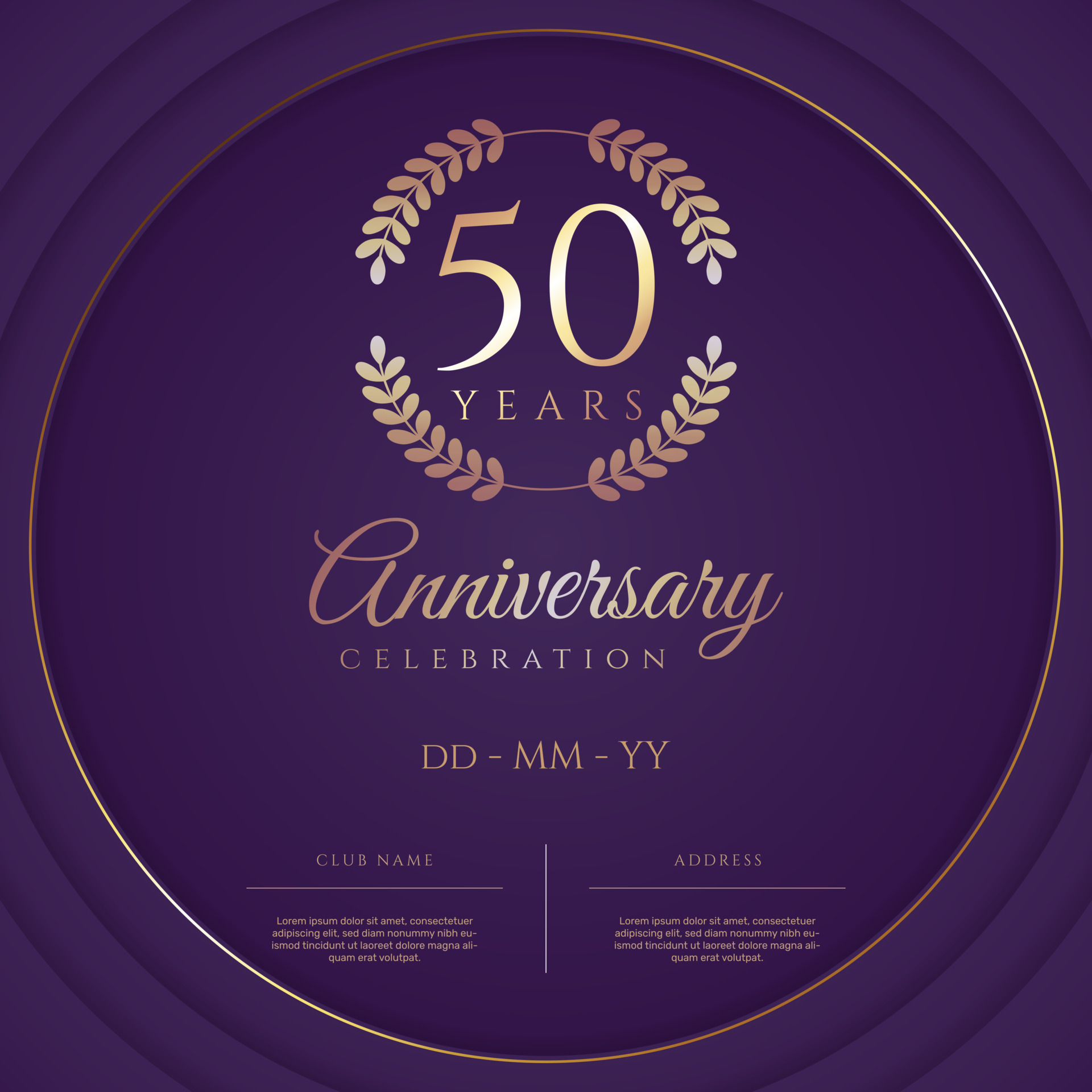 50 years anniversary background. - Vector. 13409189 Vector Art at Vecteezy 50 years anniversary background. - Vector. 13409189 Vector Art at Vecteezy
