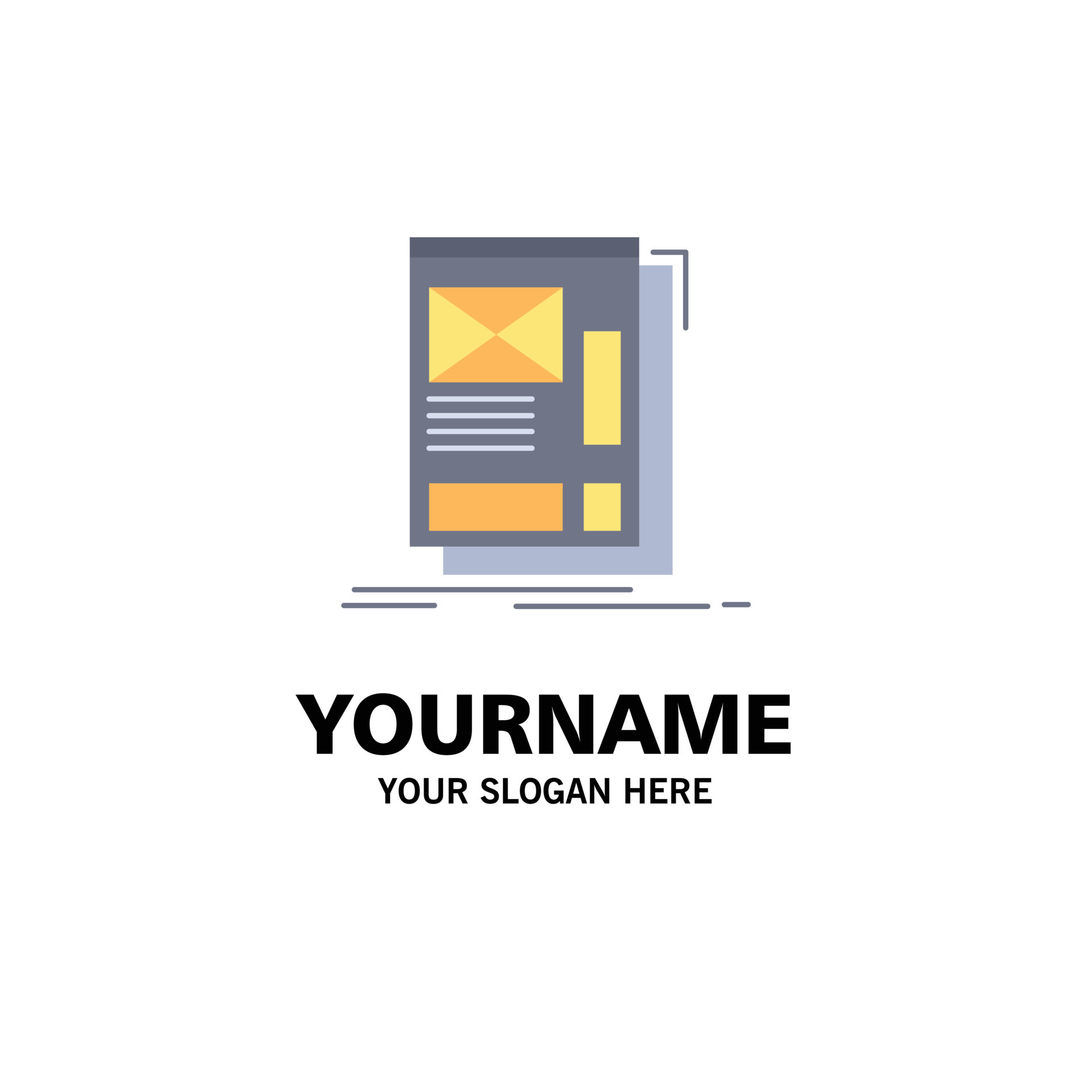 Wire Framing Web Layout Development Flat Color Icon Vector 13417832