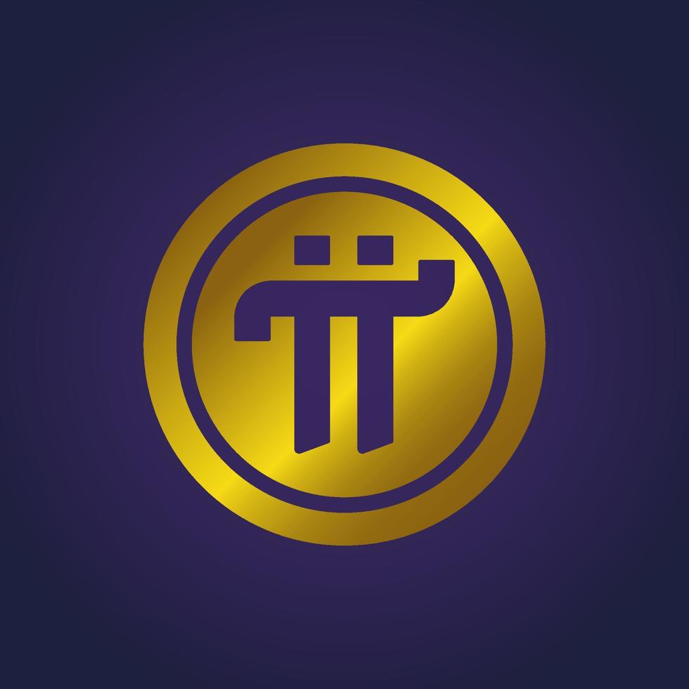 Pi icon. Pi coin. Pi network logo. Pi vector illustration ... Pi icon. Pi coin. Pi network logo. Pi vector illustration ...