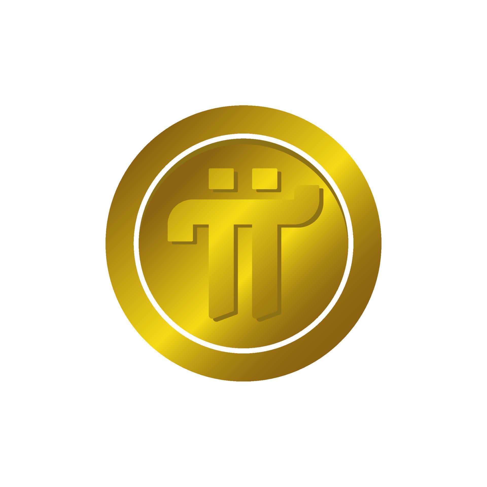 Pi icon. Pi coin. Pi network logo. Pi vector illustration ... Pi icon. Pi coin. Pi network logo. Pi vector illustration ...