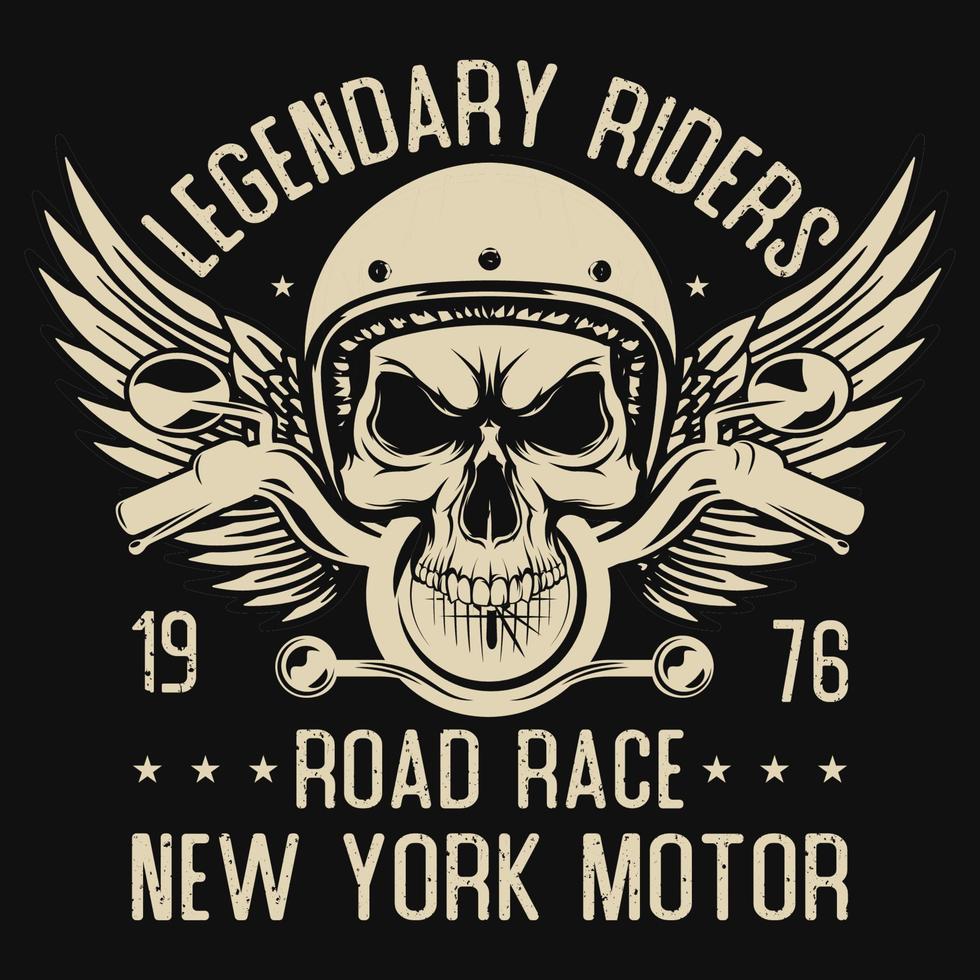 Legendary Motorcycle Rider Tshirt Design 13425716 Vector Art At Vecteezy