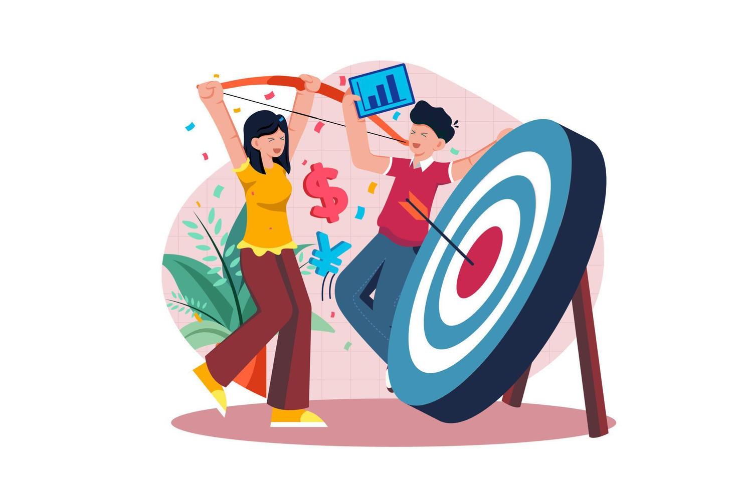 Business team achieving goal 13428794 Vector Art at Vecteezy Business team achieving goal 13428794 Vector Art at Vecteezy