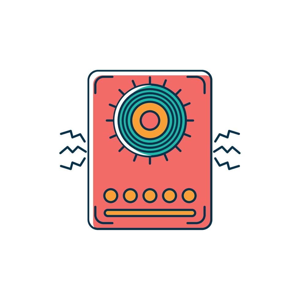 Speaker Noise Melody Sound Music Line And Fill Style 13434565 Vector Art At Vecteezy