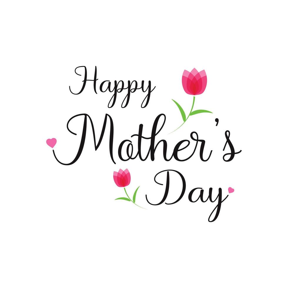 Mothers Day Greeting Card Vector Illustration 13435655 Vector Art At