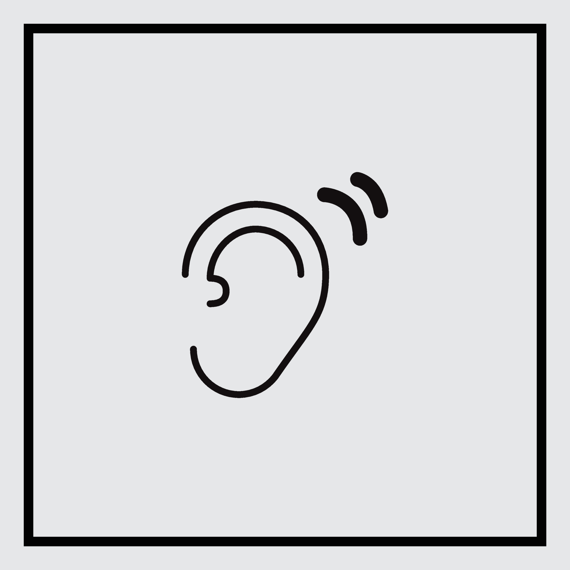 Auditory learner from what they hear idea flat concept vector icon ... Auditory learner from what they hear idea flat concept vector icon ...