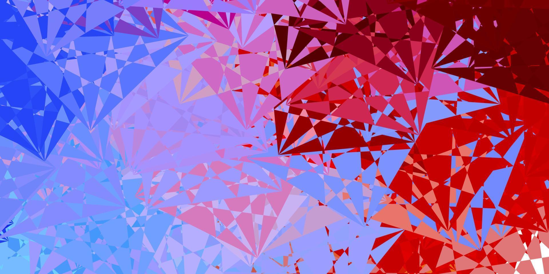 Light Blue Red Vector Background With Random Forms 13437717 Vector